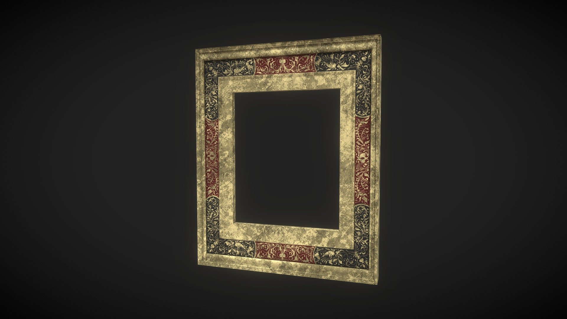 Old Ornamental Frame - 3D model by Karolina K Bieńkowska ...