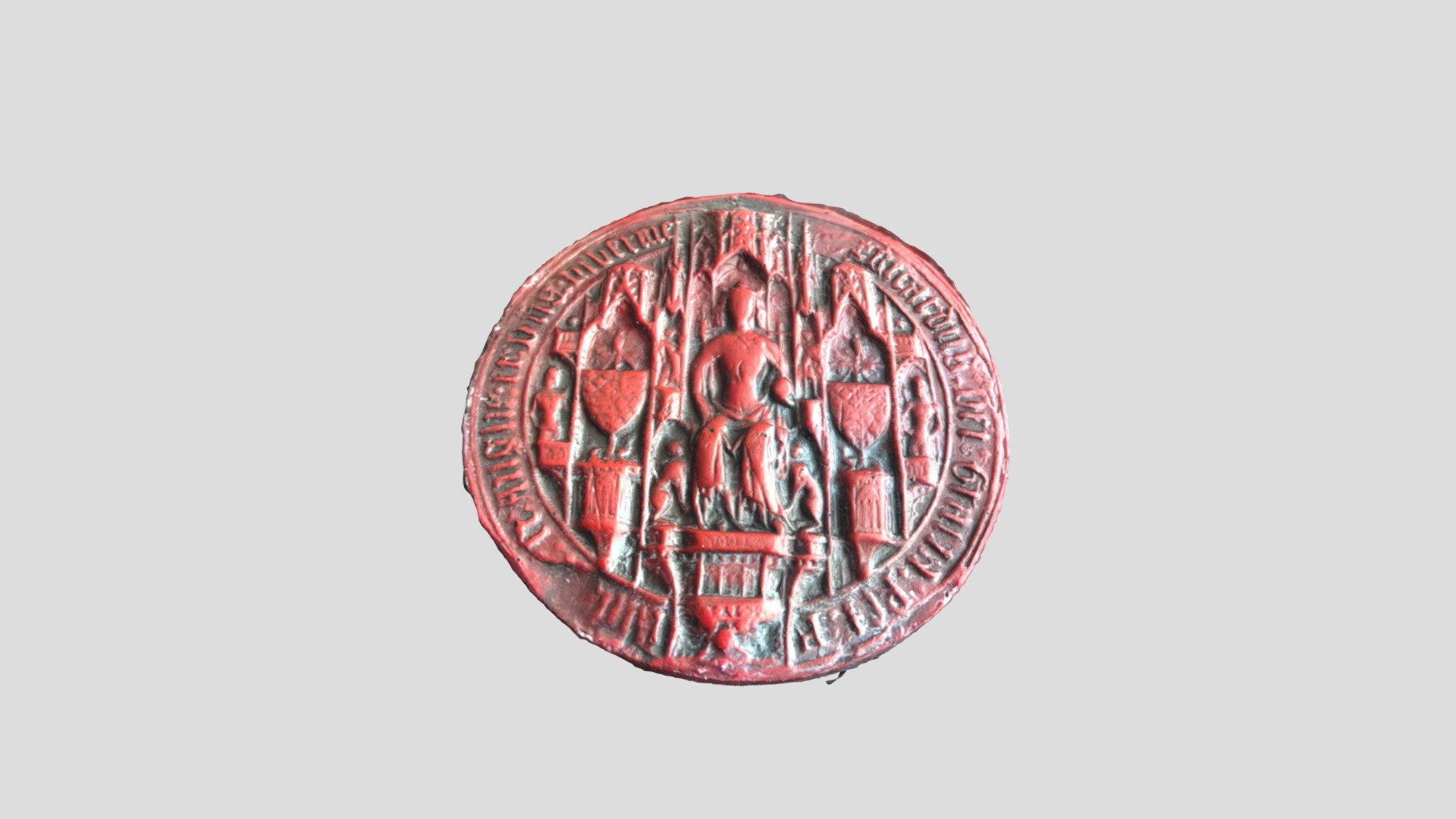 The Great Seal Of King Richard II - Download Free 3D model by ...
