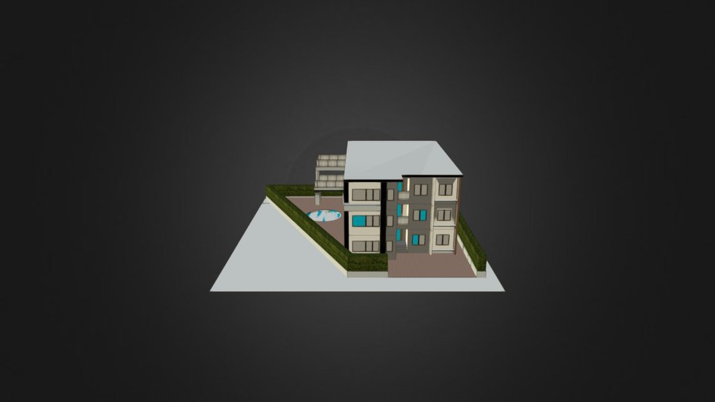 Three storey - 3D model by rajivsarran [f422d5b] - Sketchfab