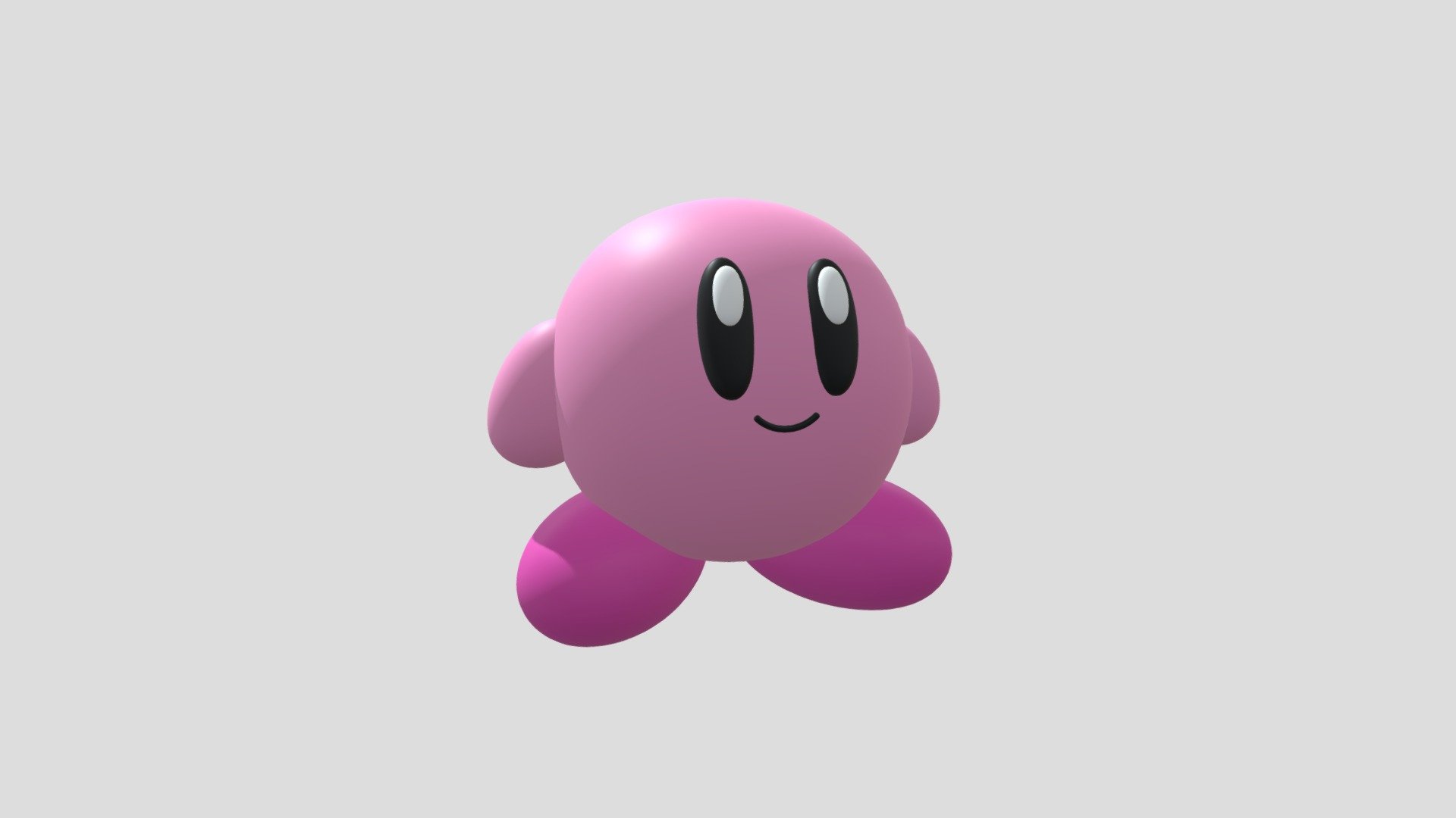 Kirby - 3D model by The_T-Bone [f423032] - Sketchfab
