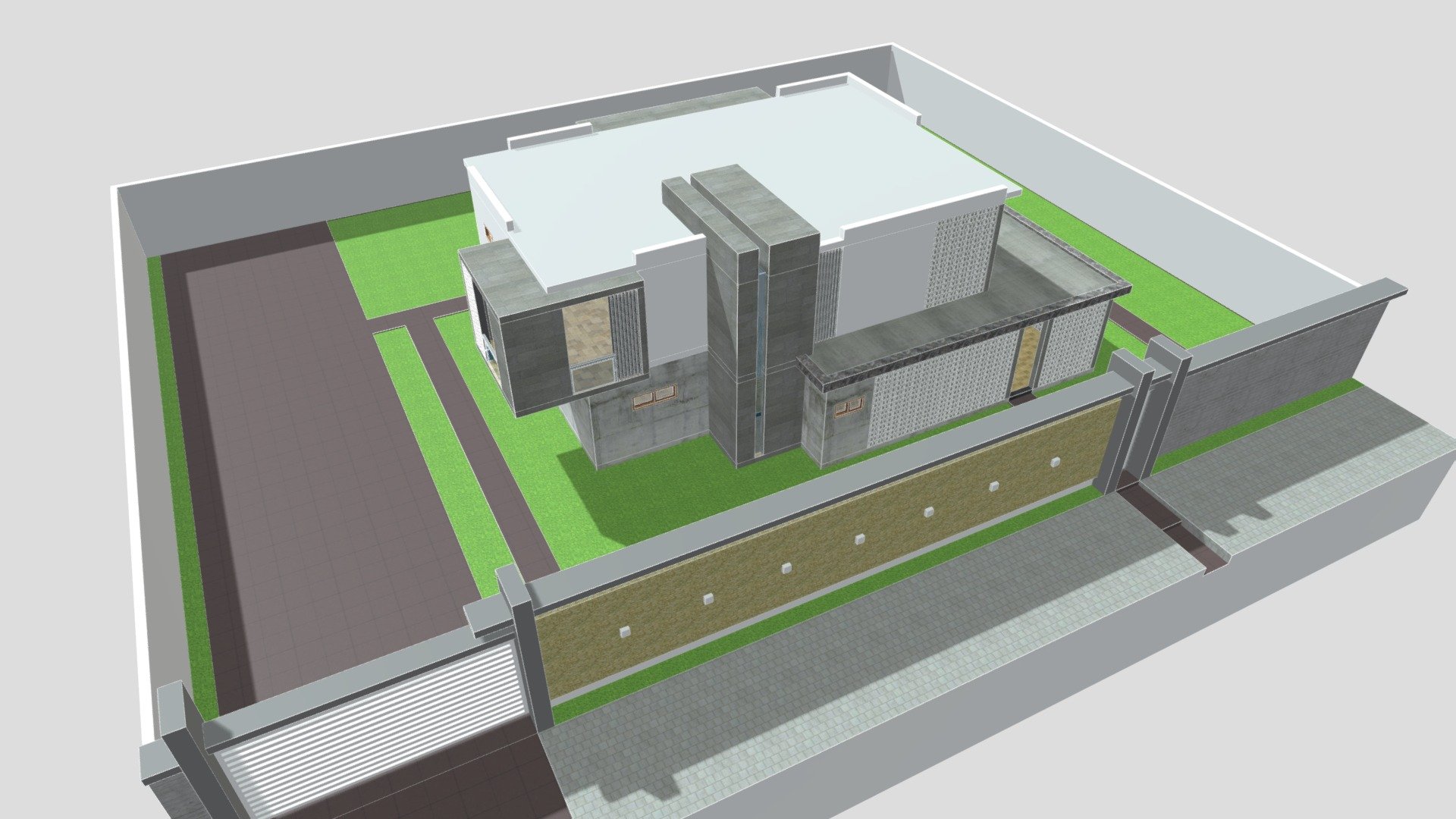 House Design - 3D model by Architkan [f424070] - Sketchfab