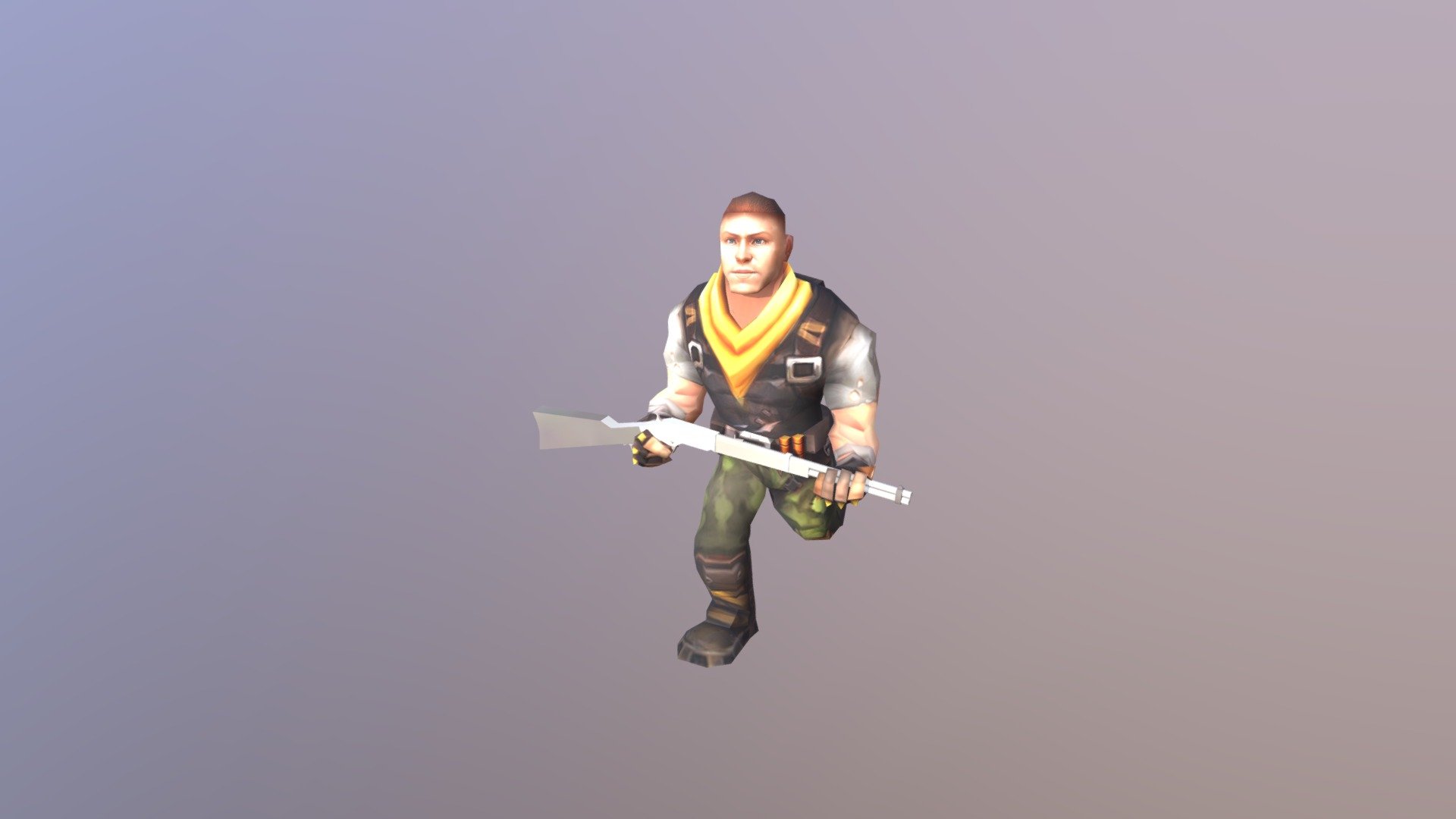 Character 01 Low Run 06 - 3D model by VVShev [f425310] - Sketchfab