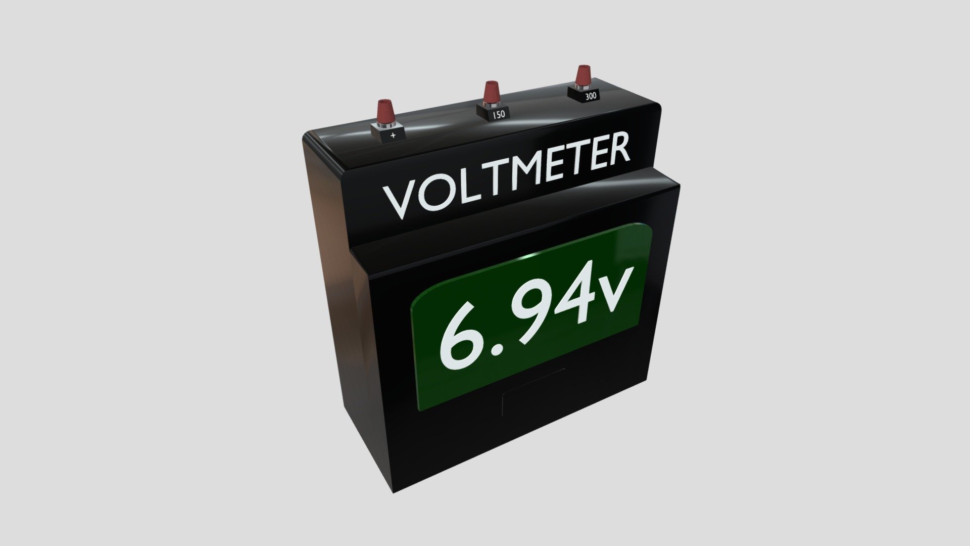 Voltmeter - Download Free 3D model by Hajamydeen [f425731] - Sketchfab