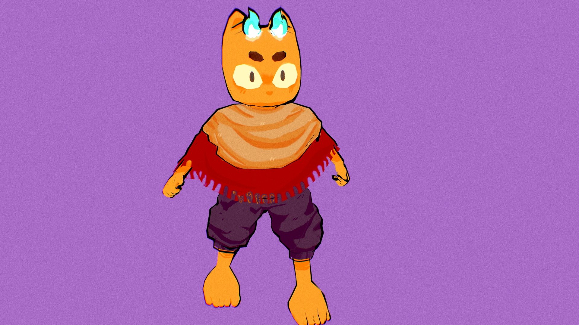 Magical Cat - 3D model by Citlalli.Siordia [f425739] - Sketchfab