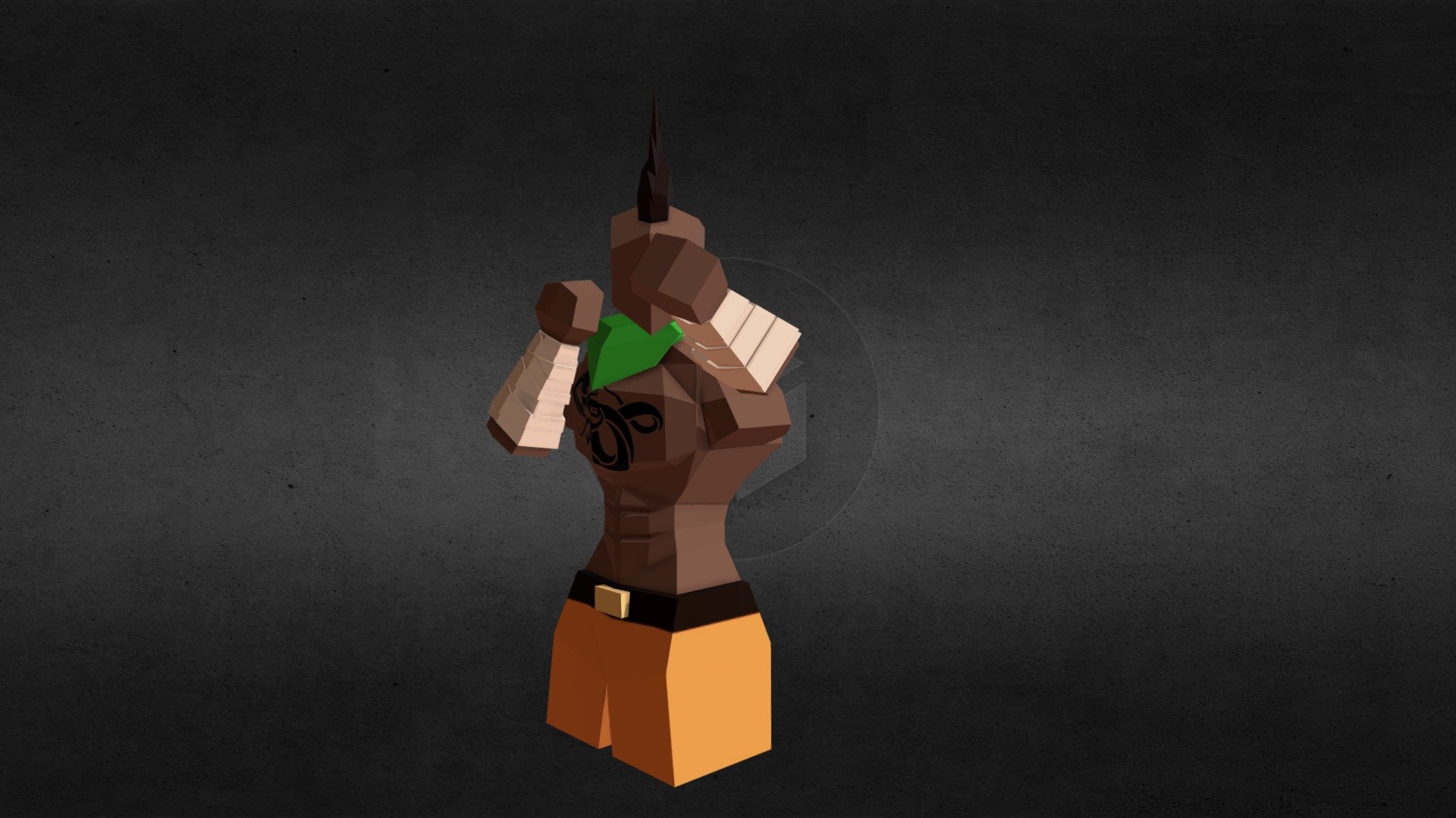 Boxer direct_Low poly - 3D model by ludovic-chatin [f426dfa] - Sketchfab