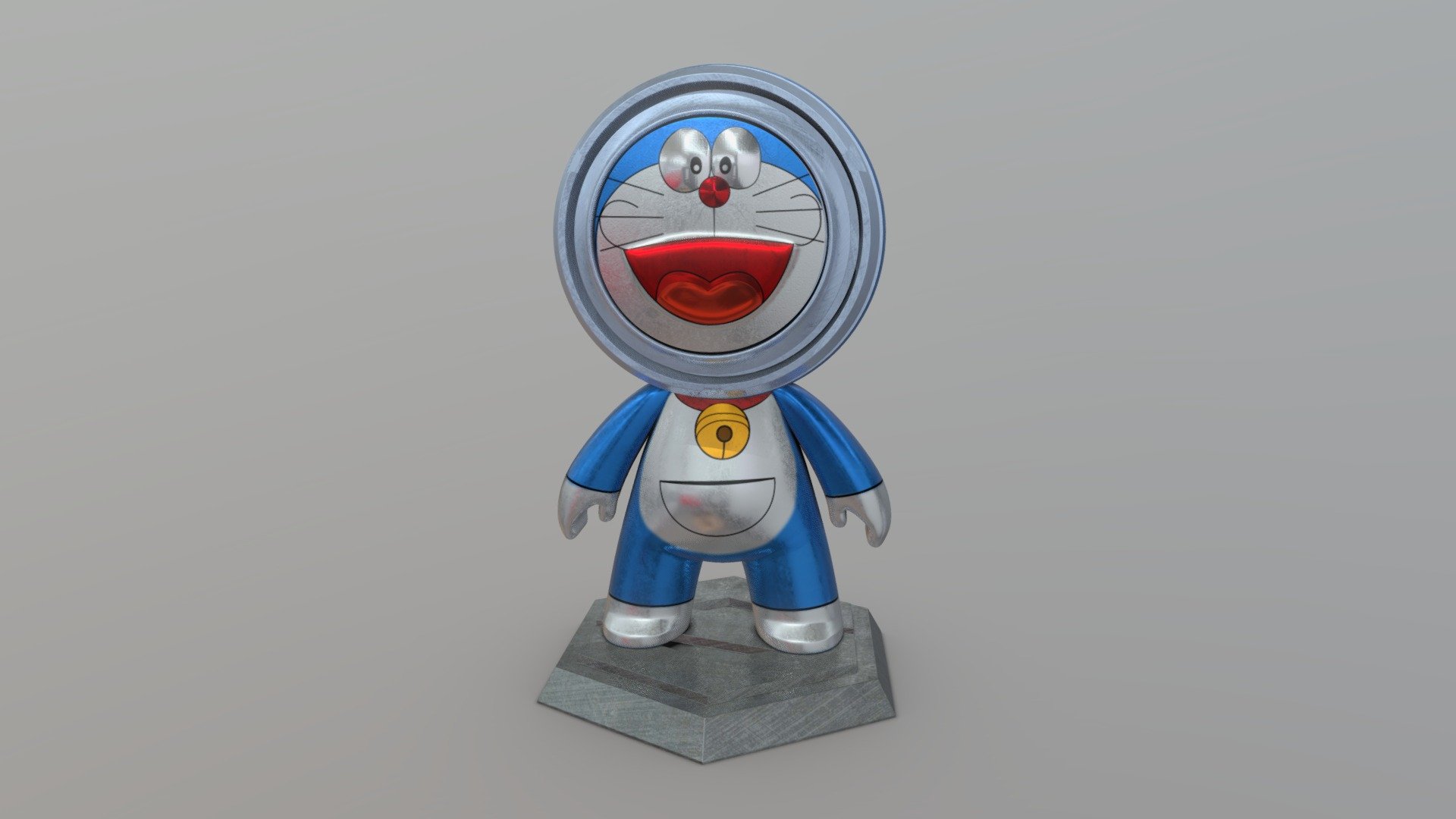 Doraemon - 3D model by Cristian Brevis Acevedo (@cbrevis) [f4281b2 ...