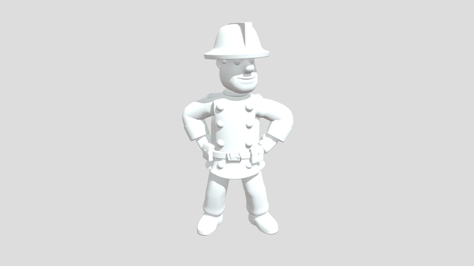 Fireman Sam - Download Free 3D model by quentin.harp [f428356] - Sketchfab
