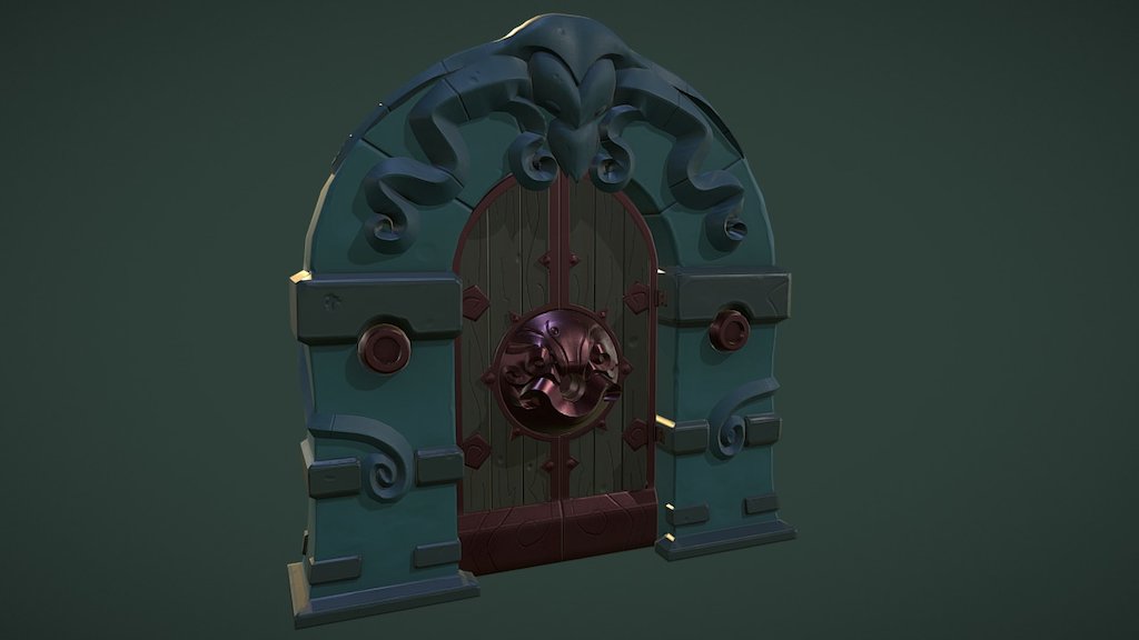 Dungeon Gate - 3D model by ErickCG [f428ae1] - Sketchfab