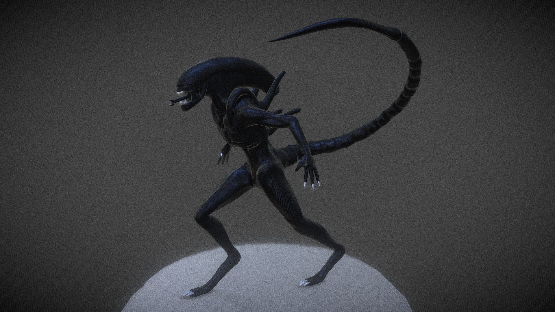 Alien Pose Final - 3D model by Diogo Azambuja (@diogoaza) [f42a403 ...
