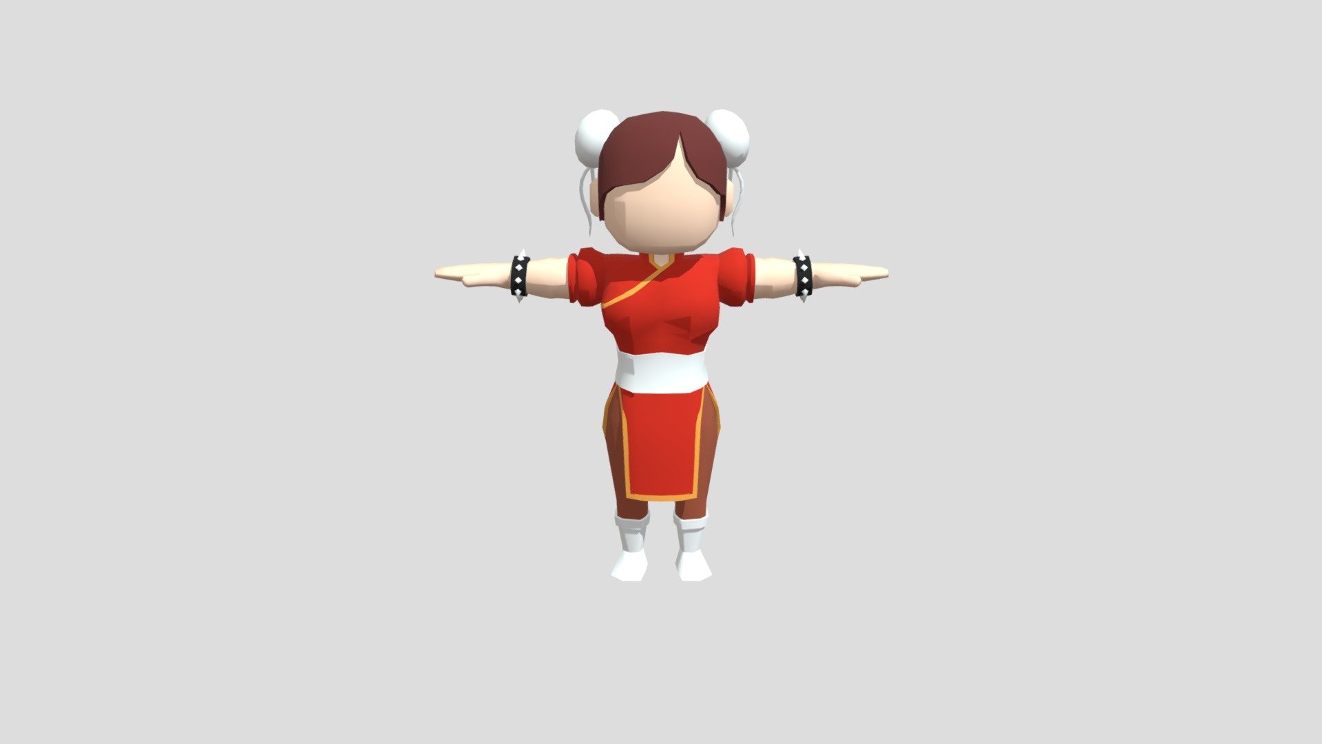 Chunli - Buy Royalty Free 3D model by kieartist [f42aaa7] - Sketchfab Store