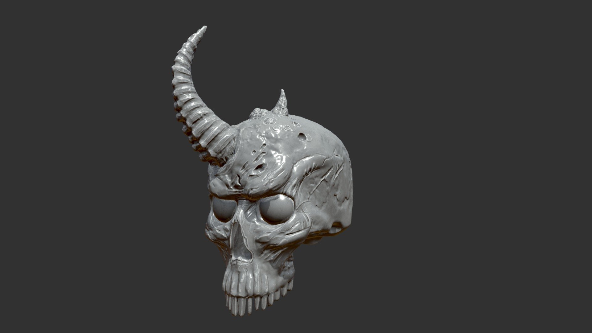 Skull - 3D model by torhan (@zbrushcinematory) [f42e10a] - Sketchfab