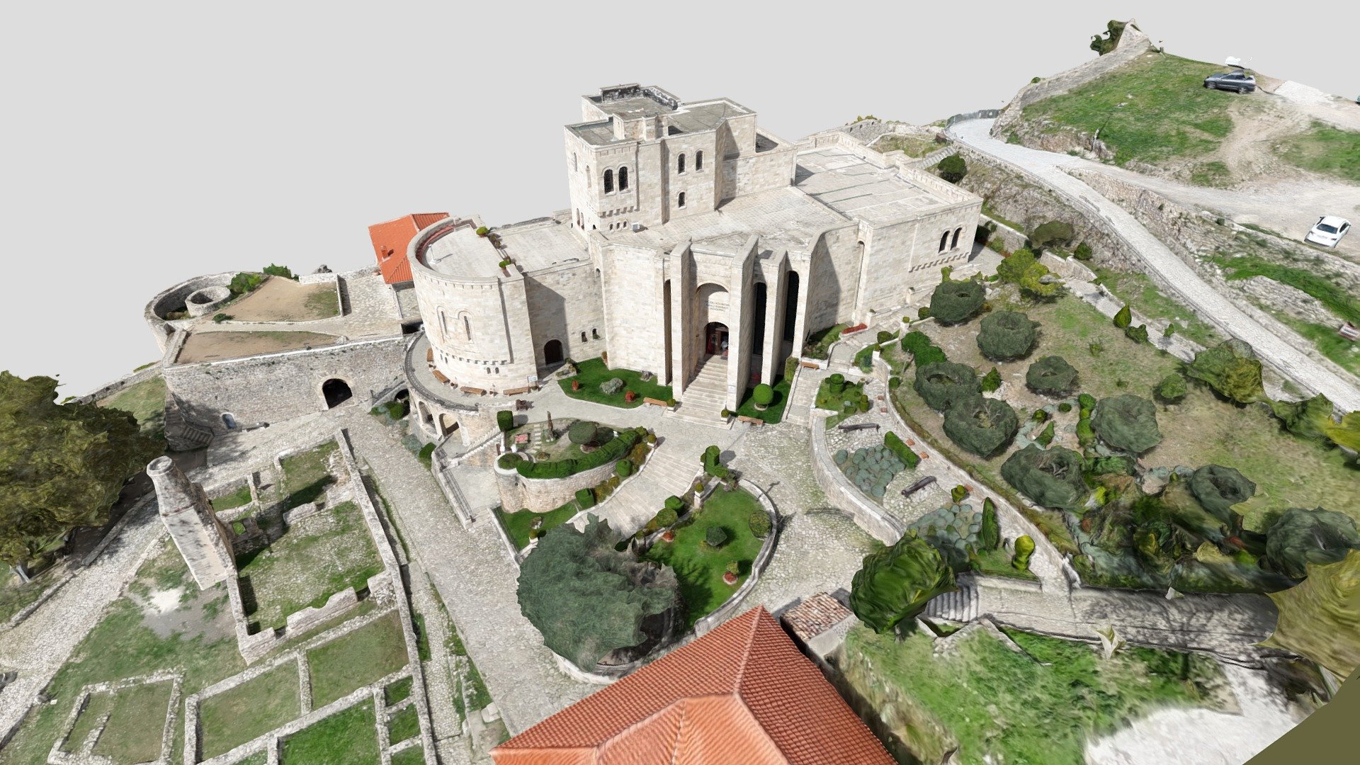 Castle of Krujë (Kruja, Albania) - 3D model by Aron Mimietz ...