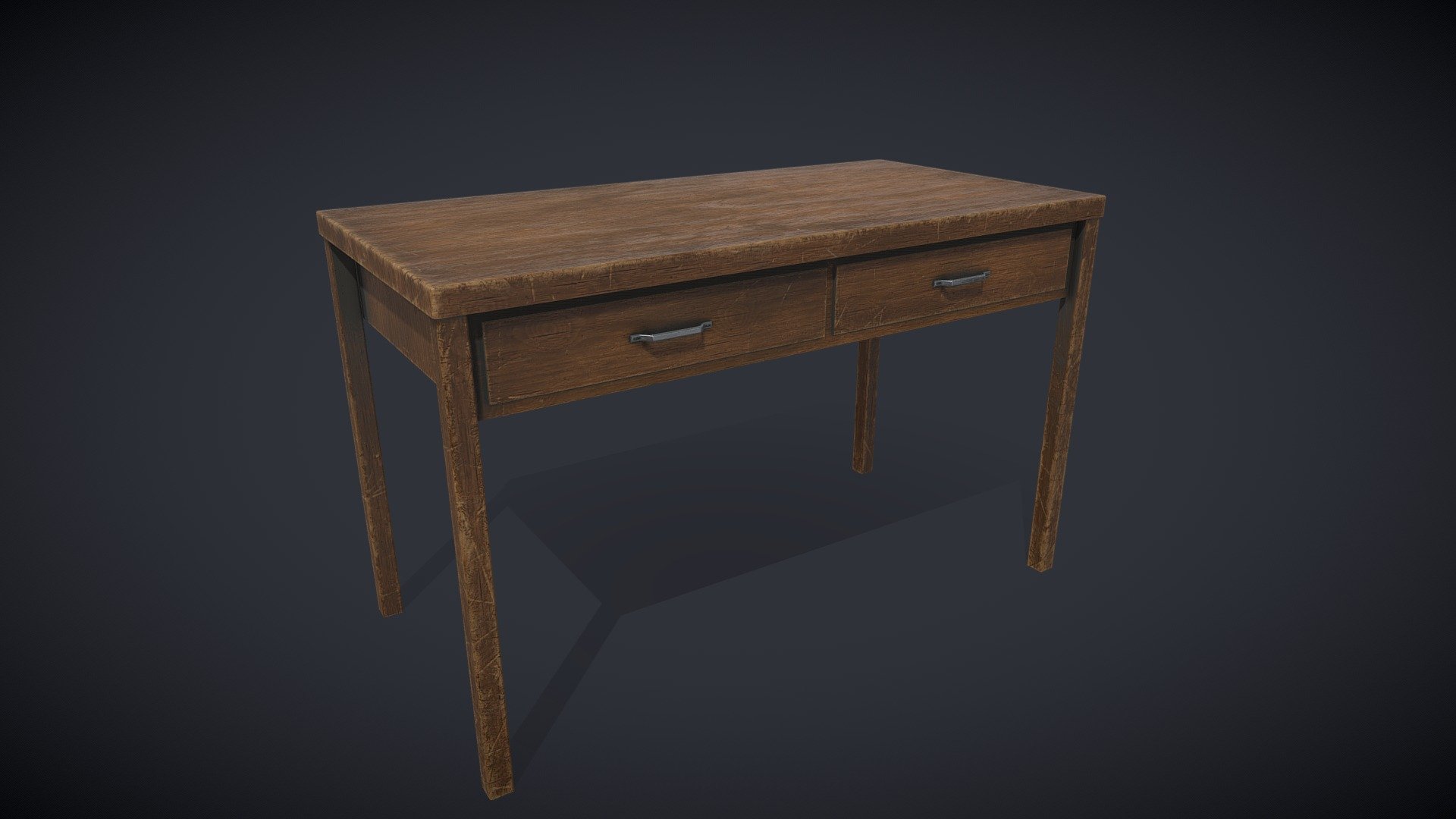 Desk Wooden Office - 18MB - Download Free 3D model by Mehdi Shahsavan ...