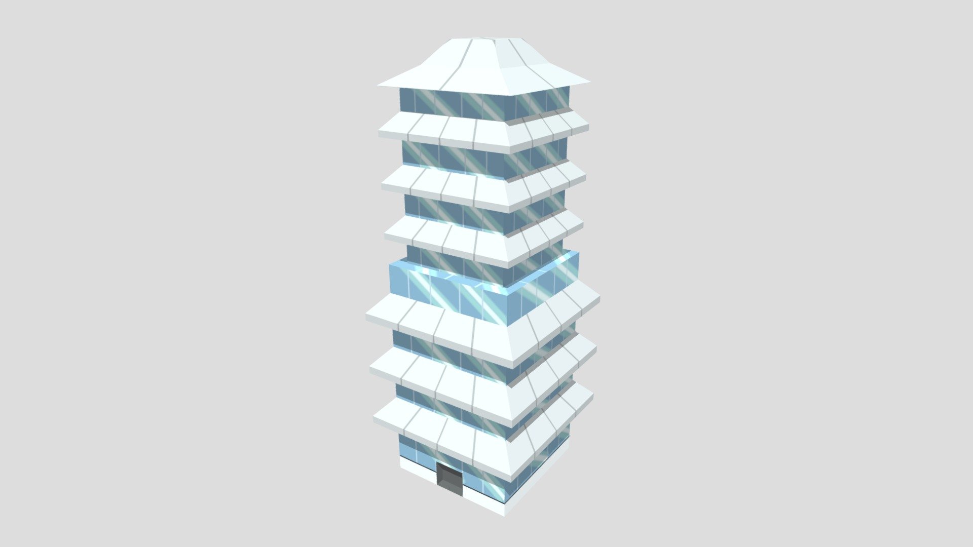 Skyscraper - 3D model by ThomasM (@ThomasM2) [f42fc01] - Sketchfab