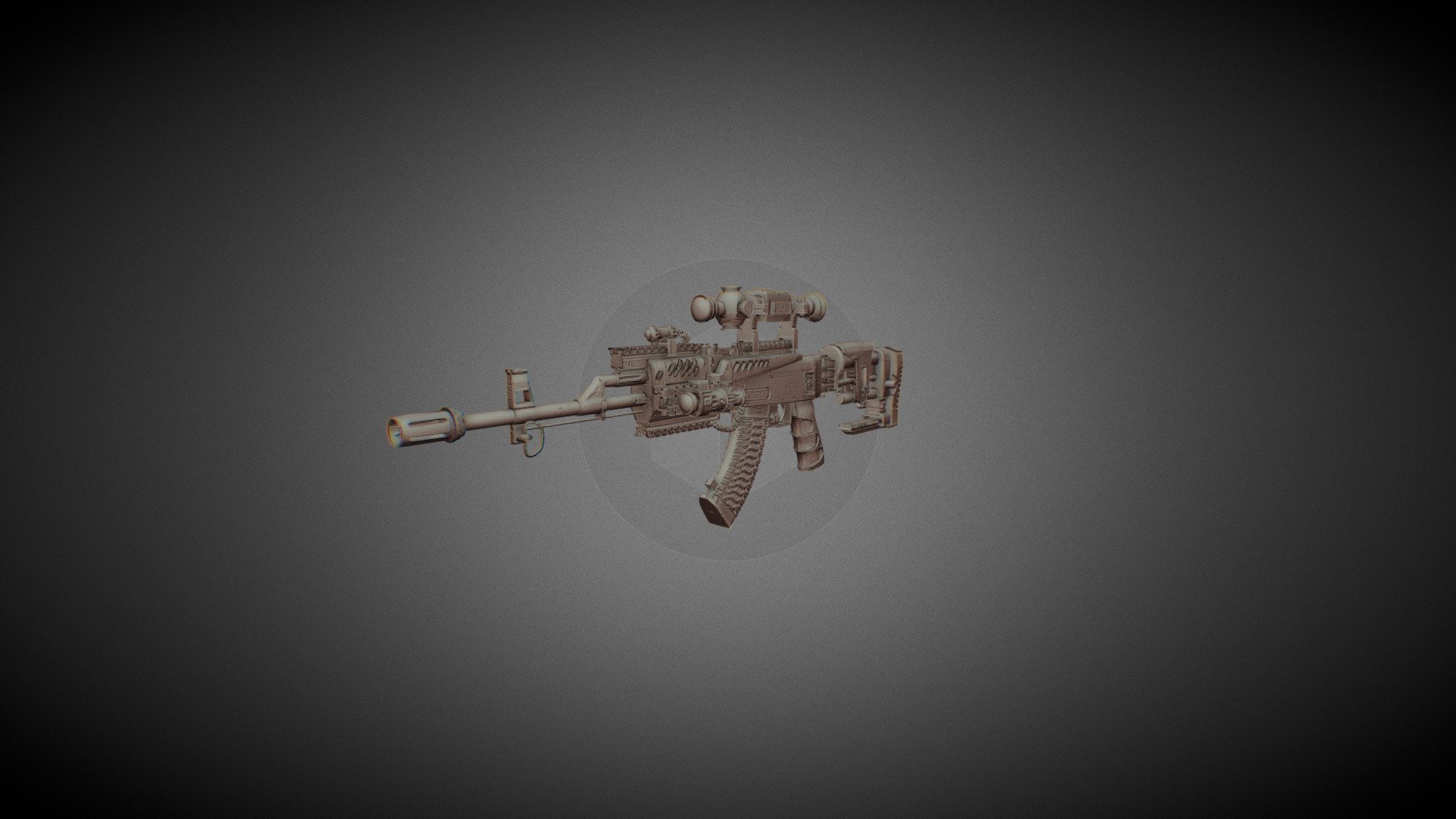 CAK1 AK Gun - Download Free 3D model by silentsheri [f430d48] - Sketchfab