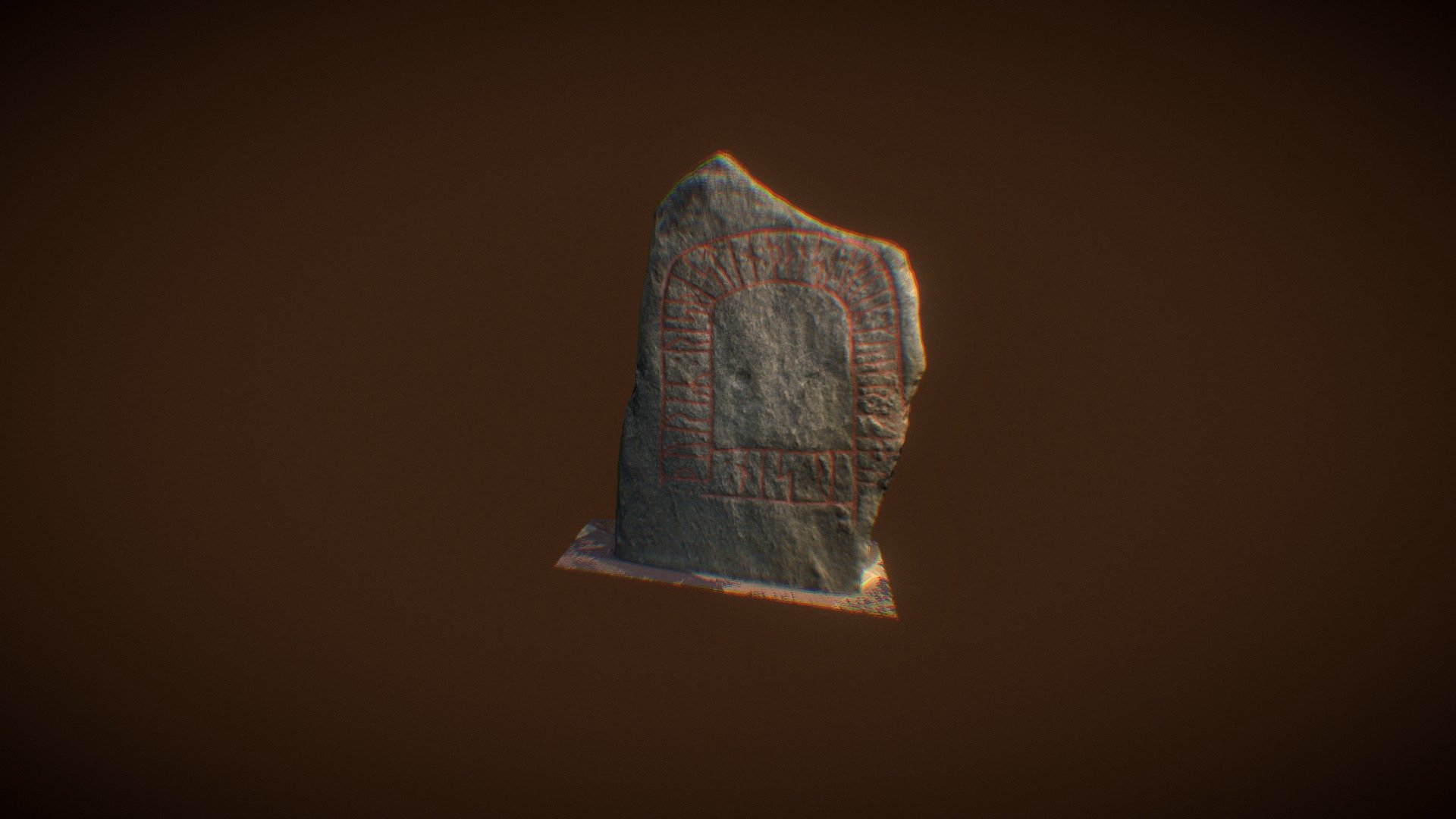 Runestone at the Danish National Museum - 3D model by KUB Datalab ...