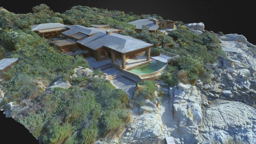 Ile de Cavallo, parcels Q75 & Q 76 - Download Free 3D model by susini ...