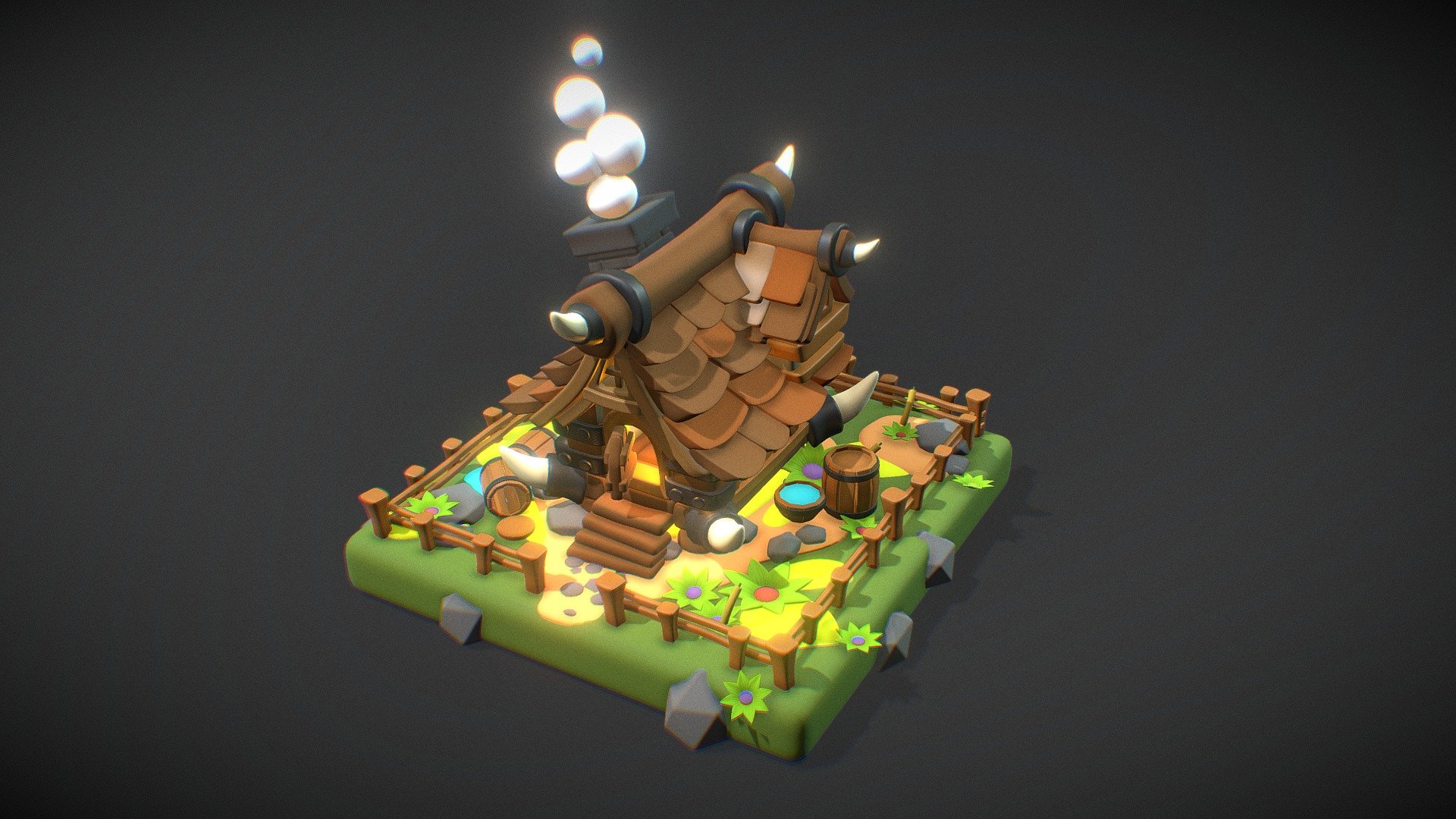 Goblin House - 3D model by Freiheight [f4332a2] - Sketchfab
