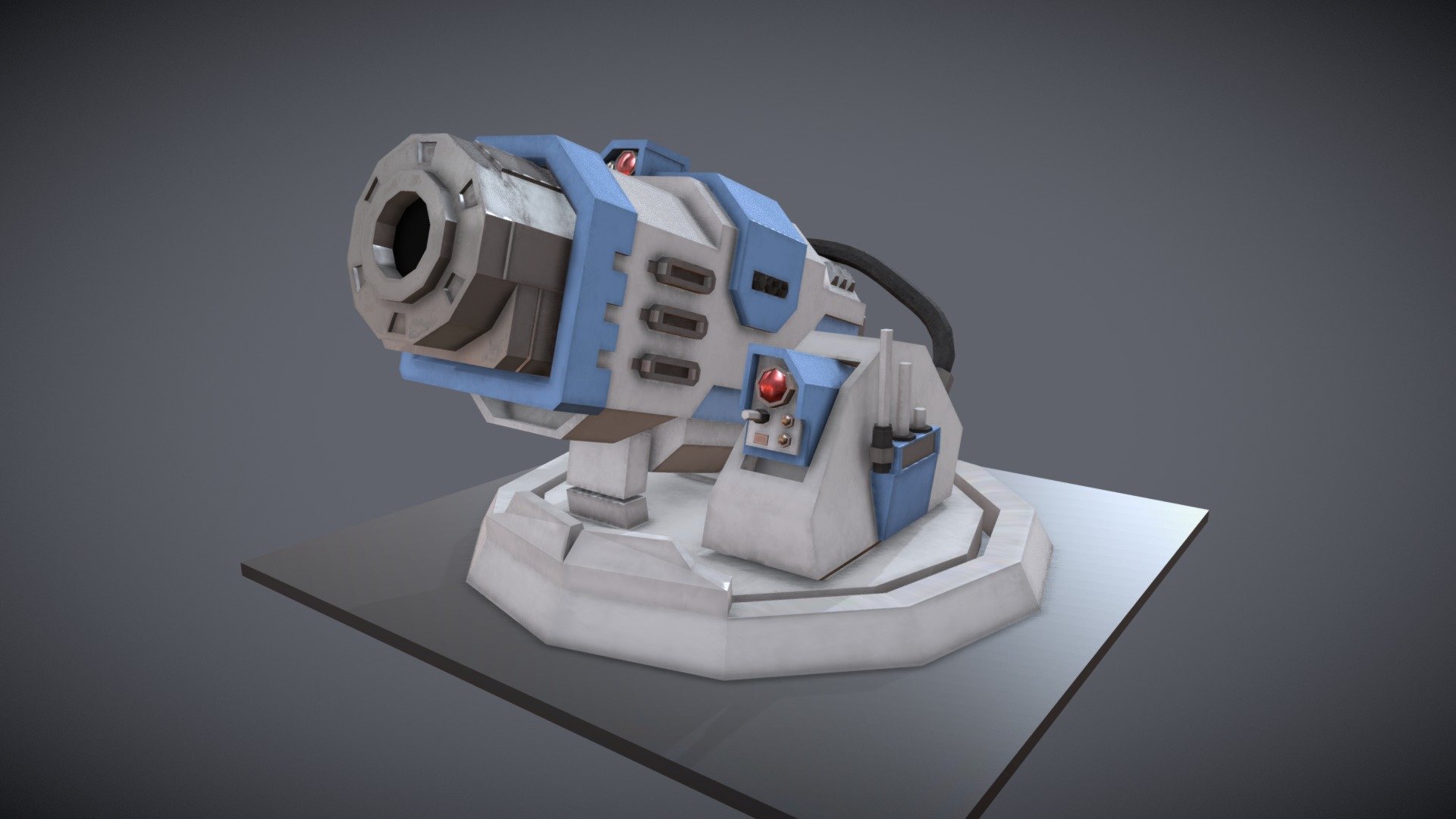 Warhammer LowPoly Turret - 3D model by Coen_Howard [f433848] - Sketchfab