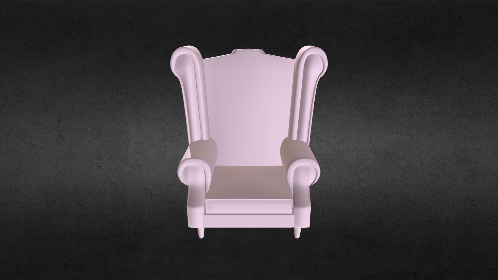 queen chair - 3D model by kishorsarkar [f438b1c] - Sketchfab