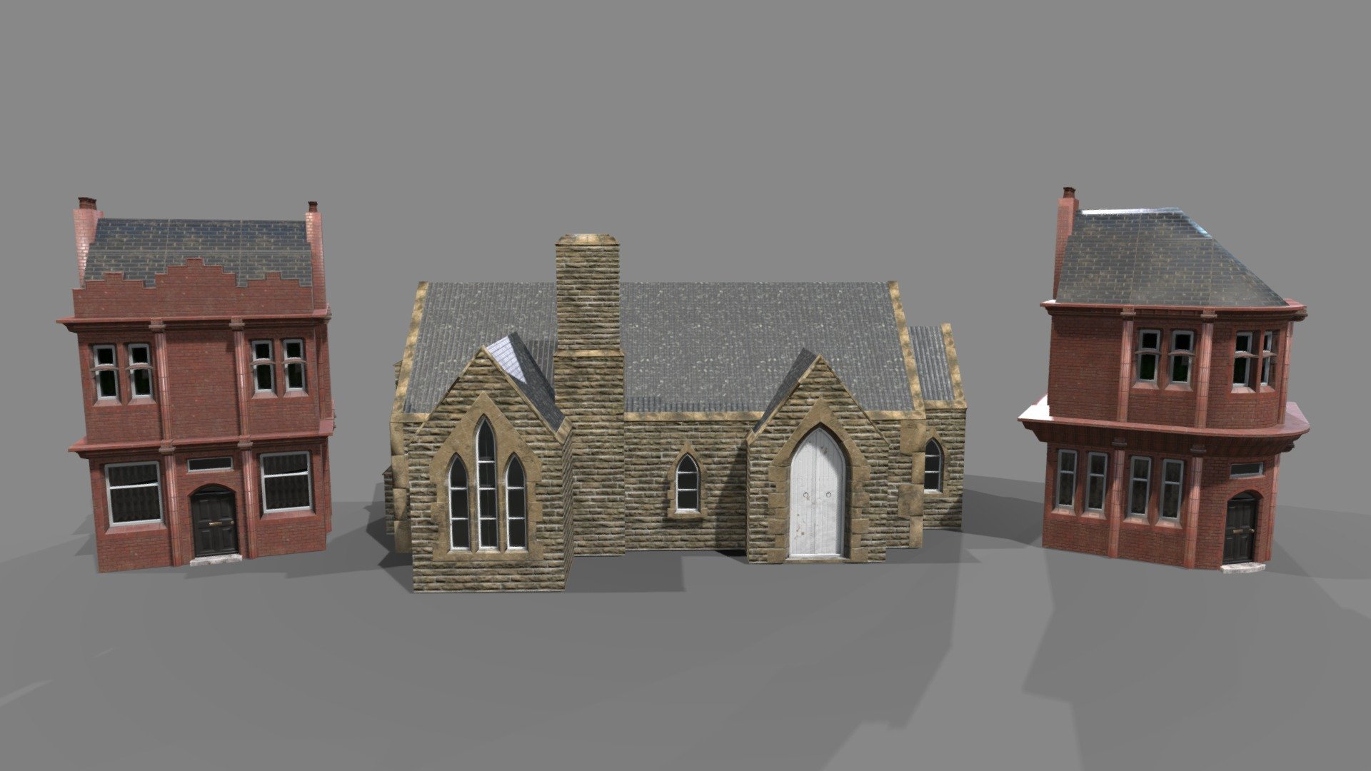 Victorian Buildings - Buy Royalty Free 3D model by pasquill [f43930c ...