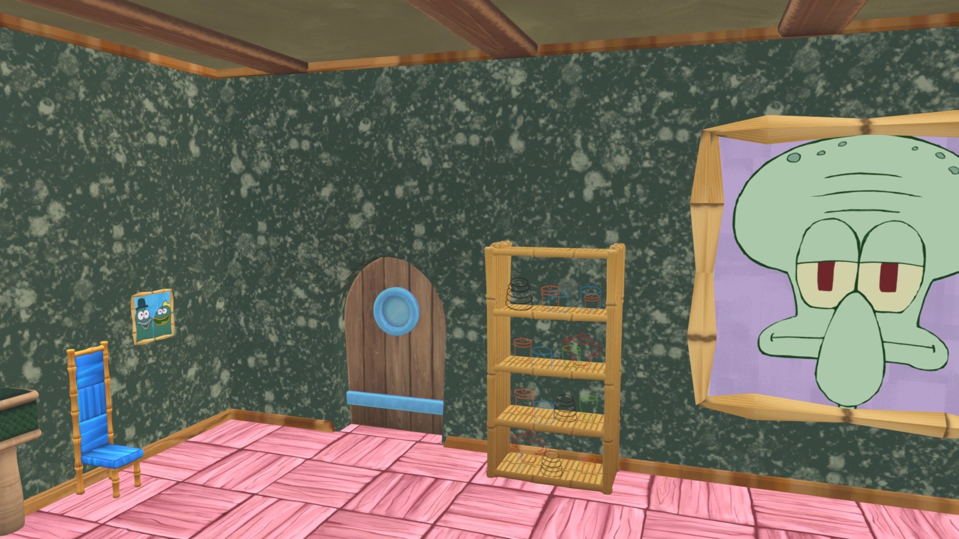 Squidwards Tiki From BFBBR - Download Free 3D model by SMF Features ...