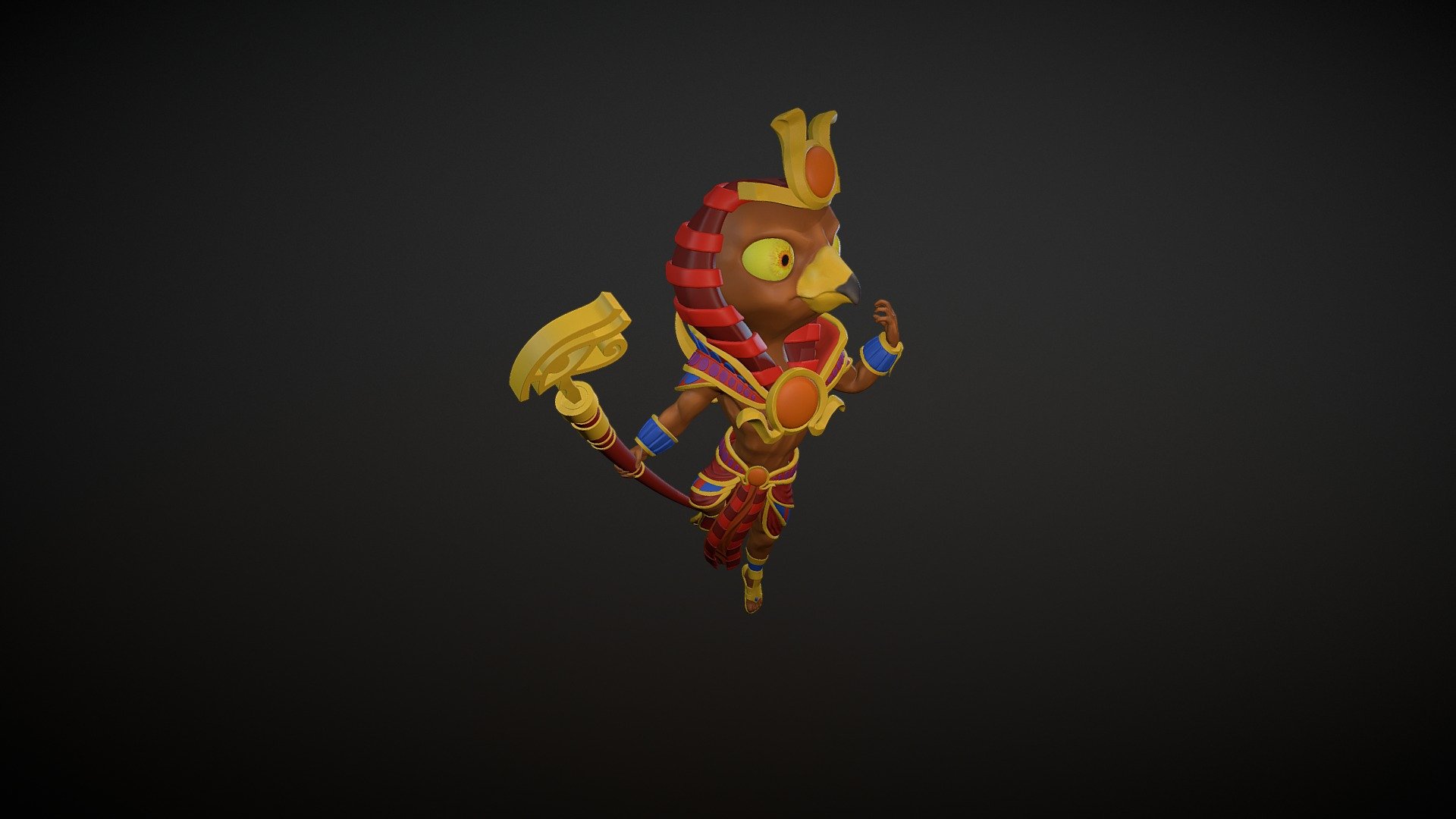 Chibi Ra Fanart from Smite - 3D model by Fredann114 [f43c0a5] - Sketchfab