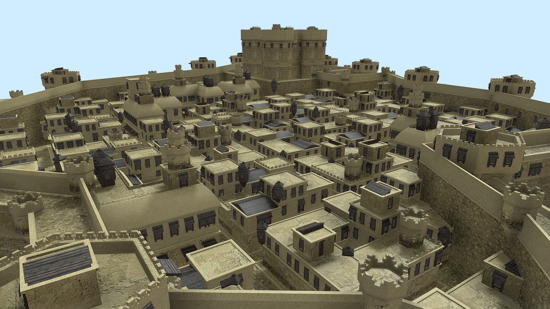 Ancient Arab City - 3D model by Studio Nava (@Karim.Hasan) [f43ce2a ...