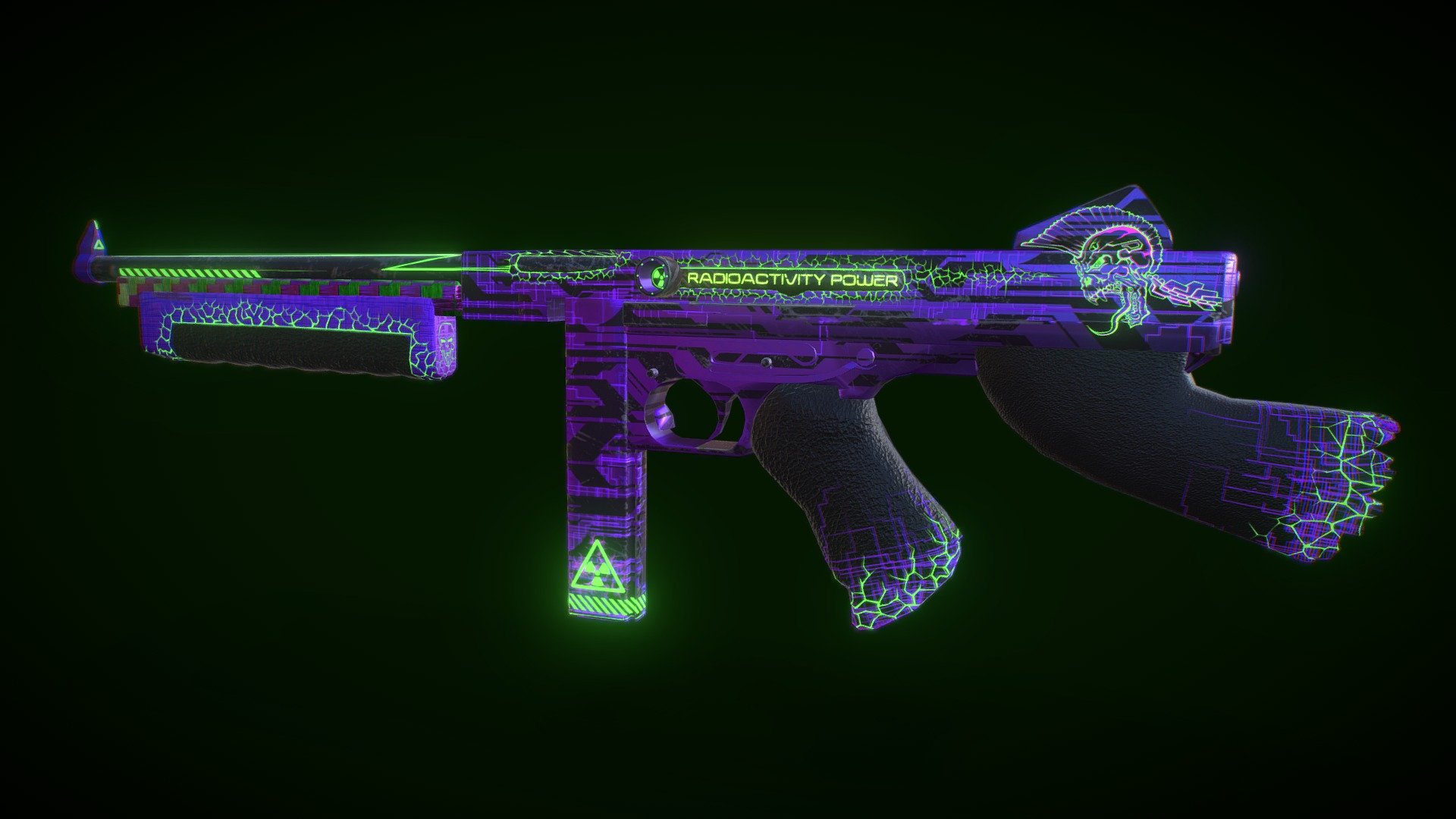 Thompson - "Radioactive Power" (Skin for Rust) - 3D model by NeonCat ...