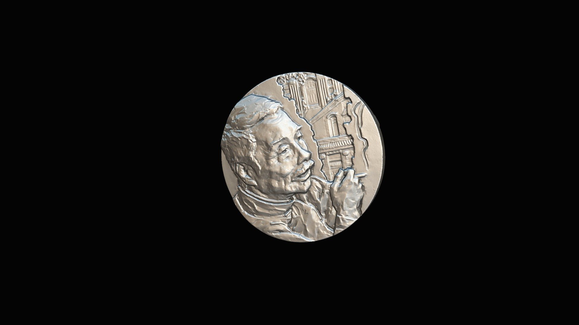 Commemorative Coin with Thunk3d scanner - Download Free 3D model by ...