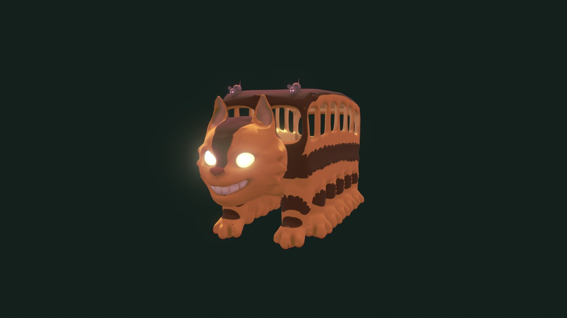 CAT BUS - 3D model by Gabiscoitinha [f441bb6] - Sketchfab