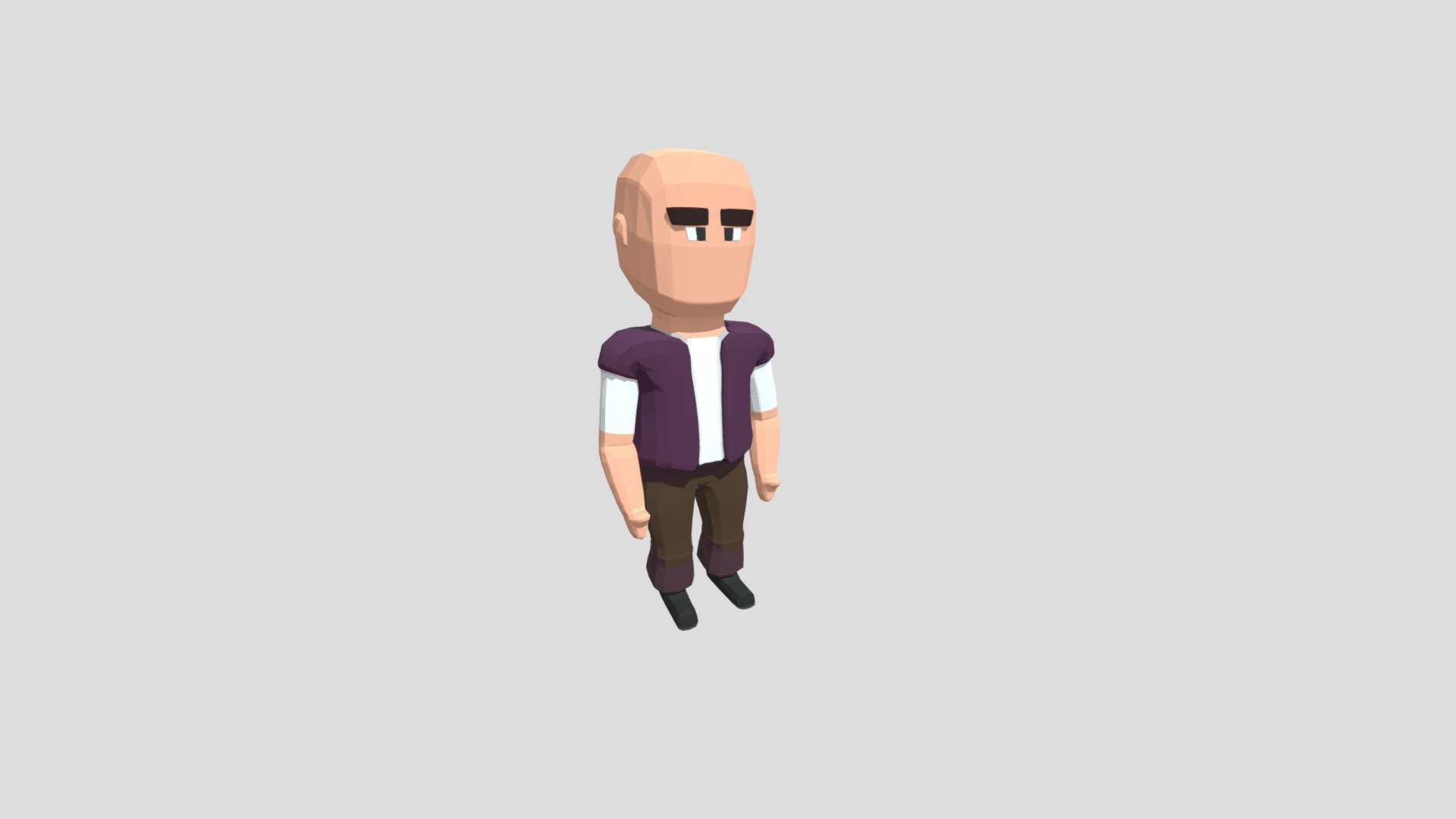 CharacterX - 3D model by Damien.Grzybek [f44418d] - Sketchfab