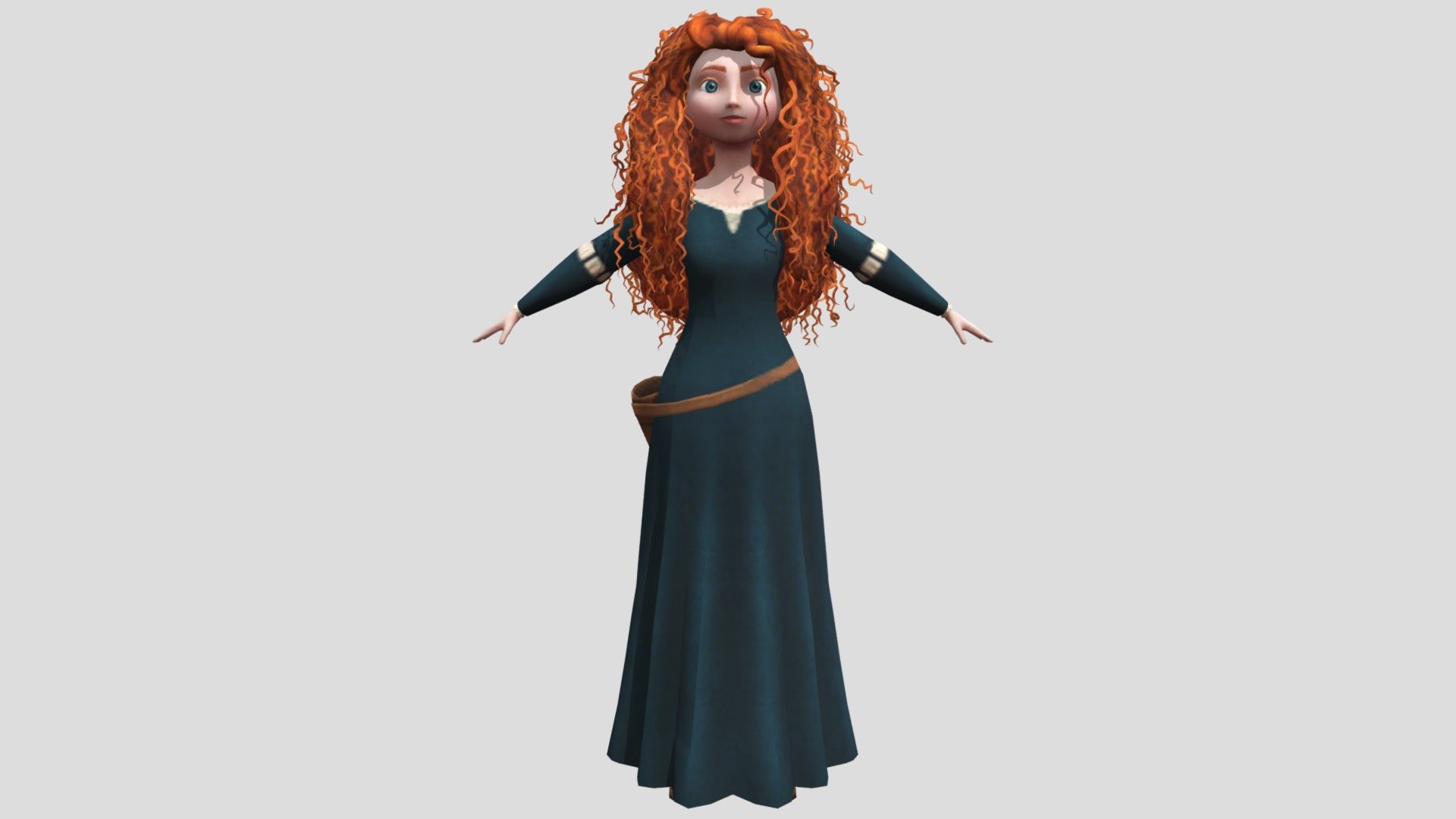 Merida 3D Model - Download Free 3D model by spongebob.evolution ...