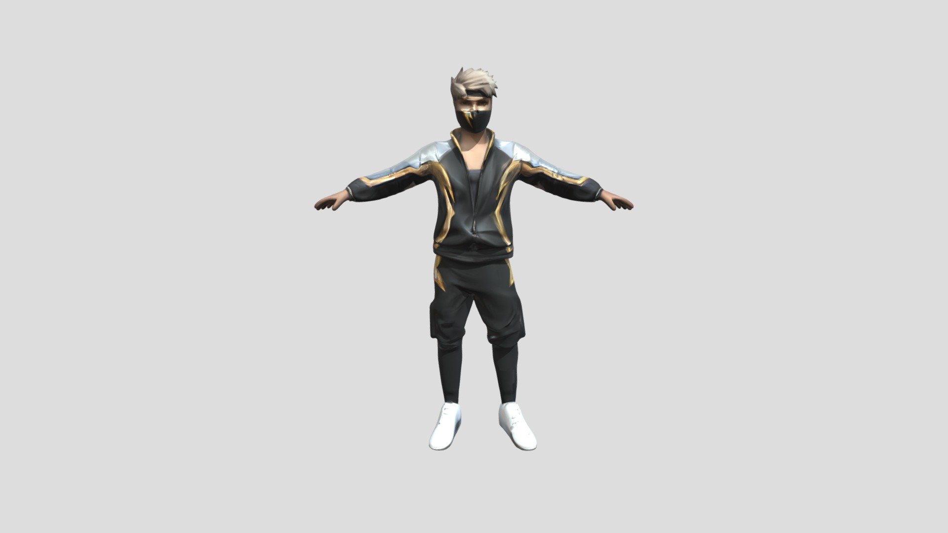 Human figure in sportswear - 3D model by Gycir [f444962] - Sketchfab