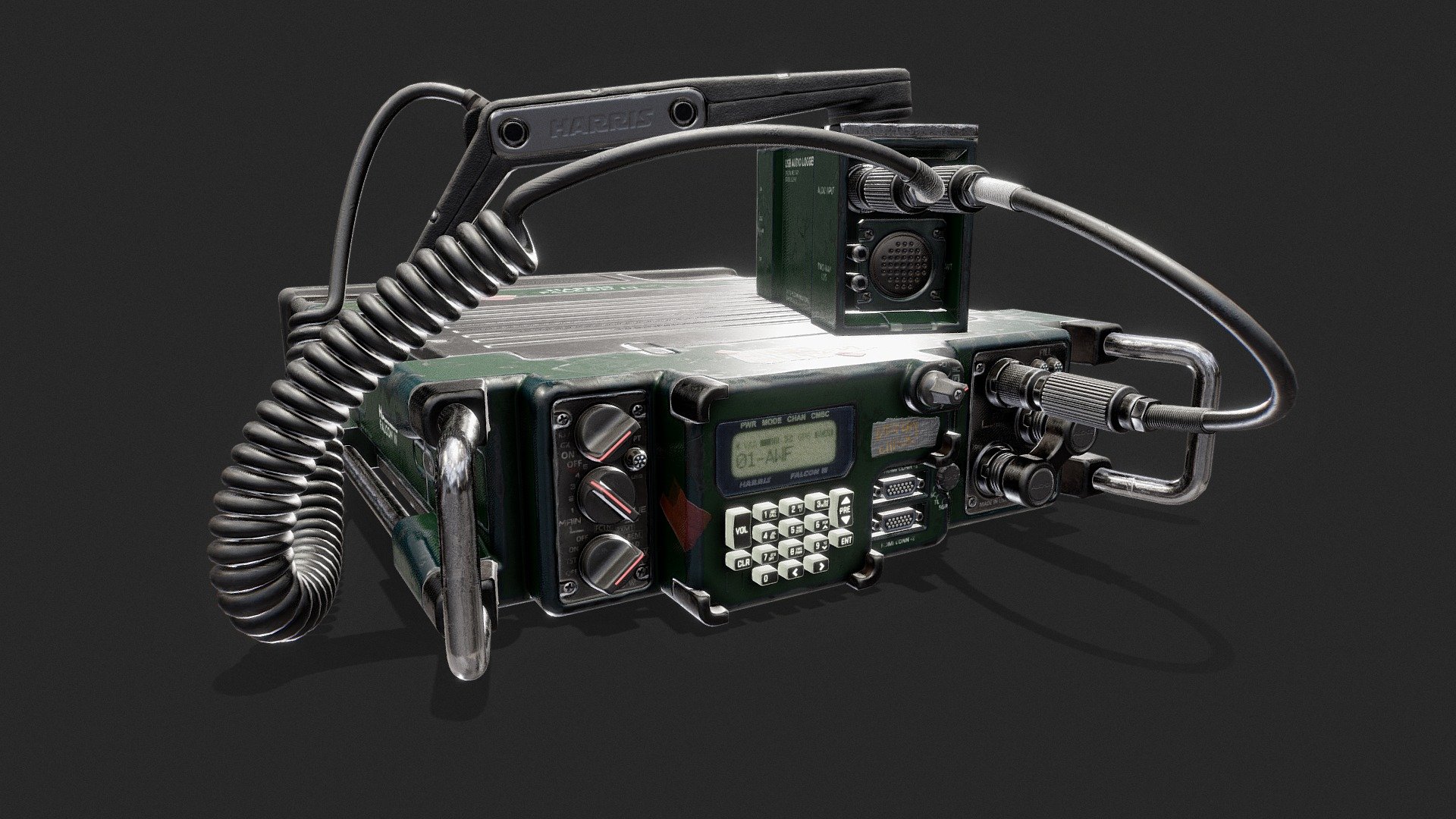 Military Radio Game Ready Model - 3D model by nachiketvaidya1 [f44540b ...