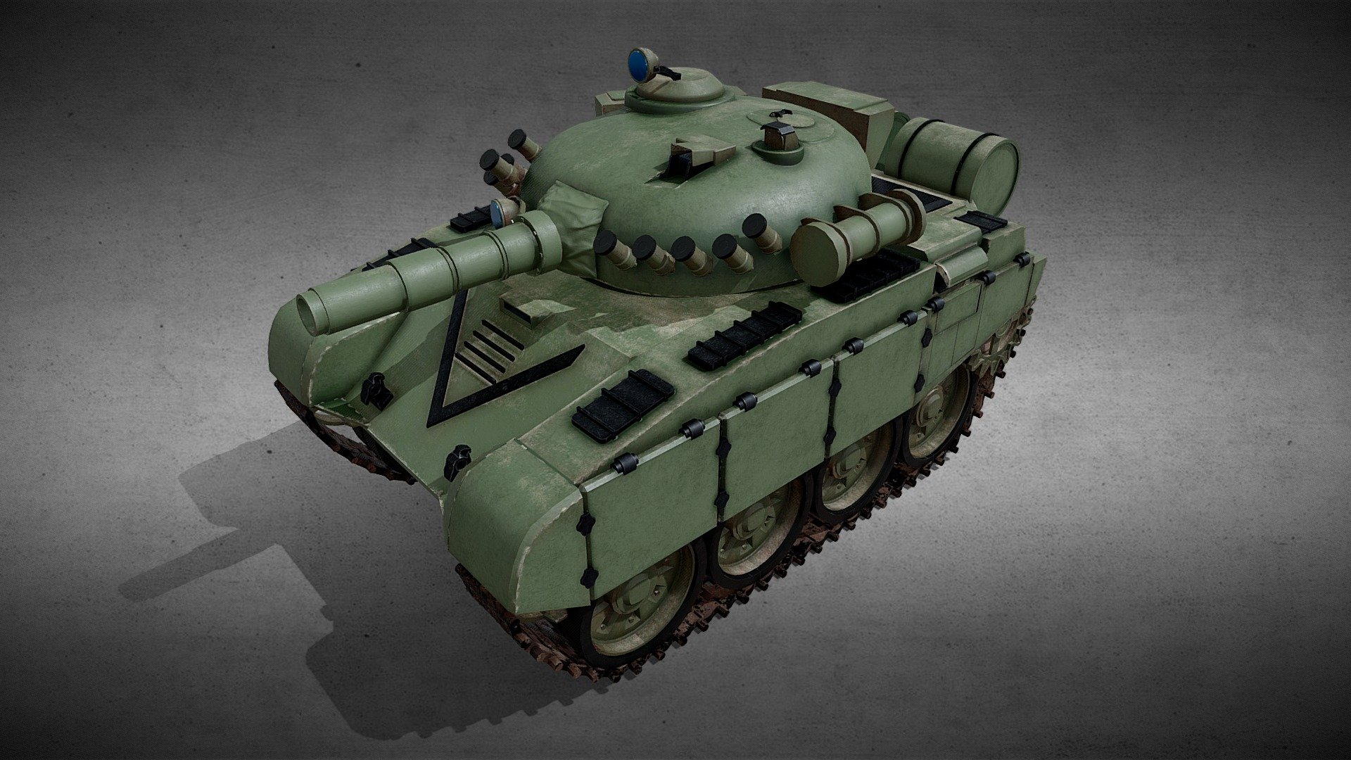 Mini T-72 Tank - Buy Royalty Free 3D model by TankStorm [f445492] - Sketchfab Store