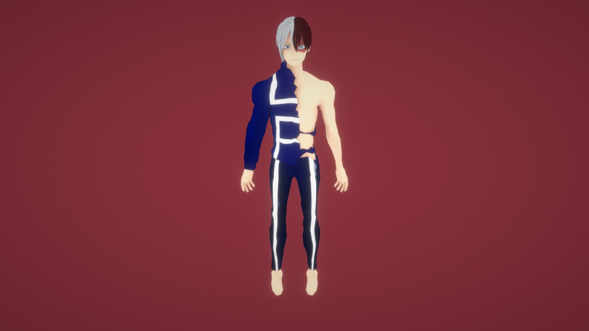 todoroki shoto - 3D model by fossyl [f4456c2] - Sketchfab
