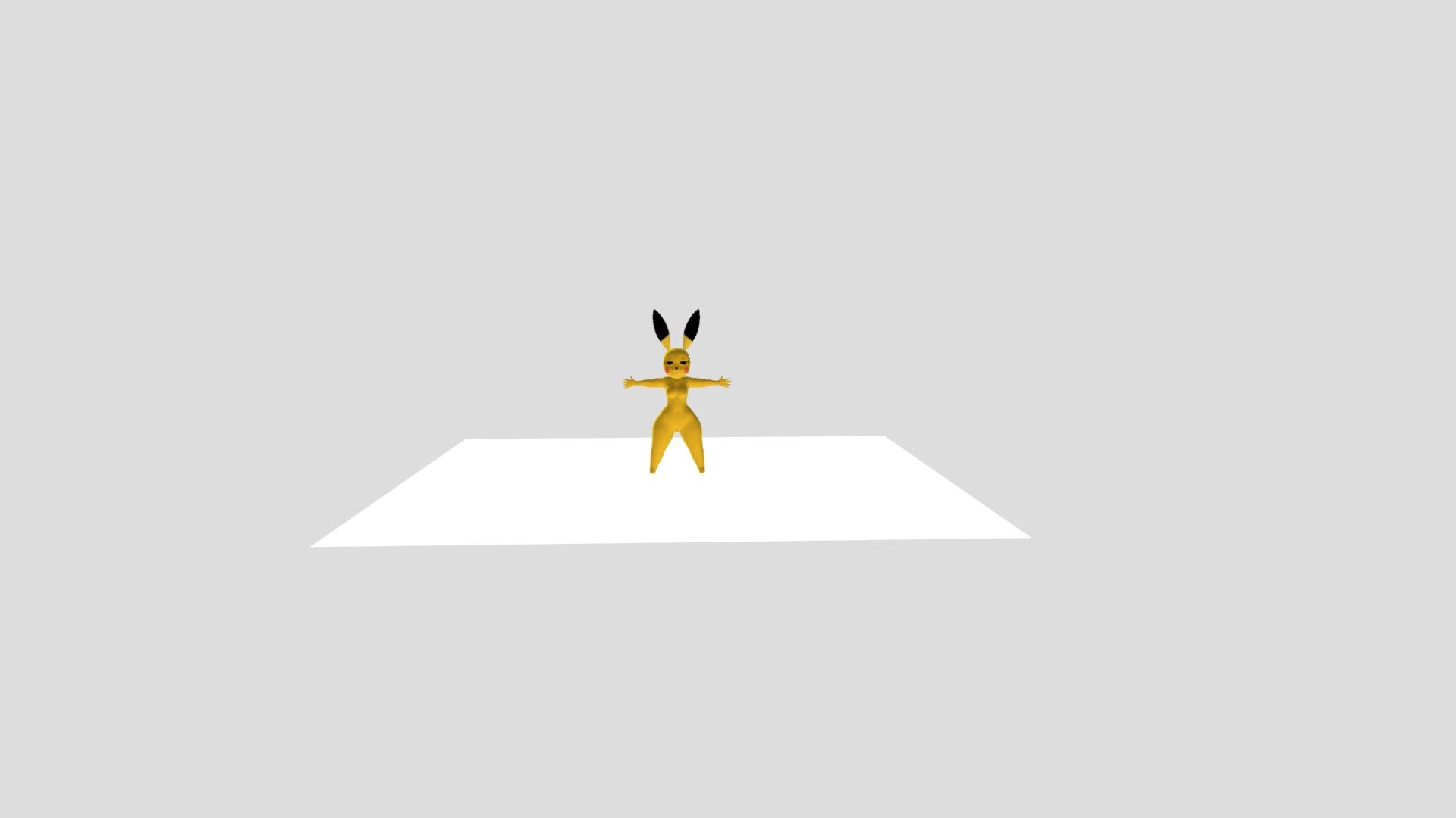 Pika,pika - Download Free 3D model by Pyropyke (@beansbutt1) [f4464f0 ...