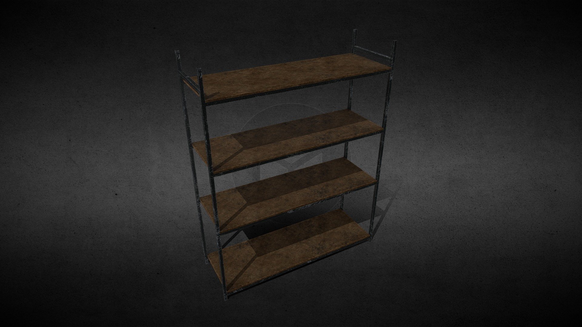 Low-Poly Rack for Game Use - Download Free 3D model by Whiskey (@Whiske ...
