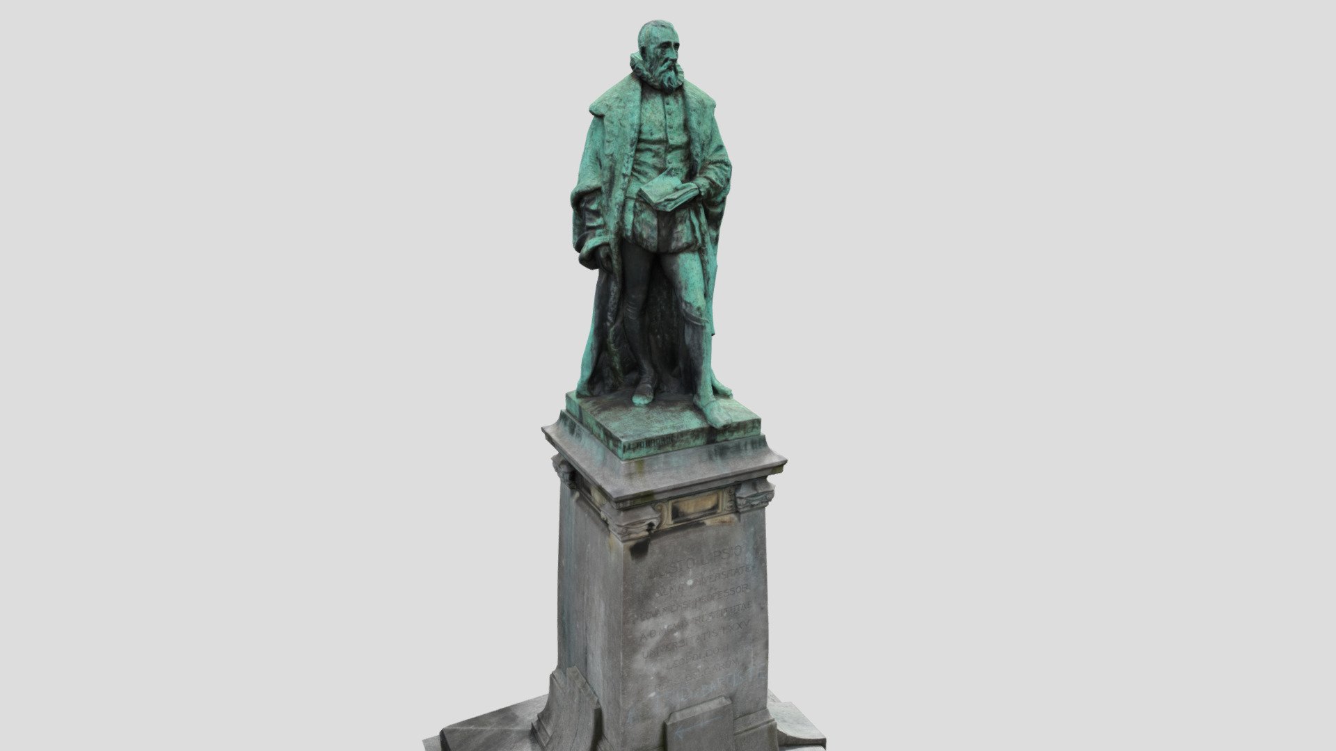 Statue Of Justus Lipsius - Leuven, Belgium - 3D model by MisterDrone ...