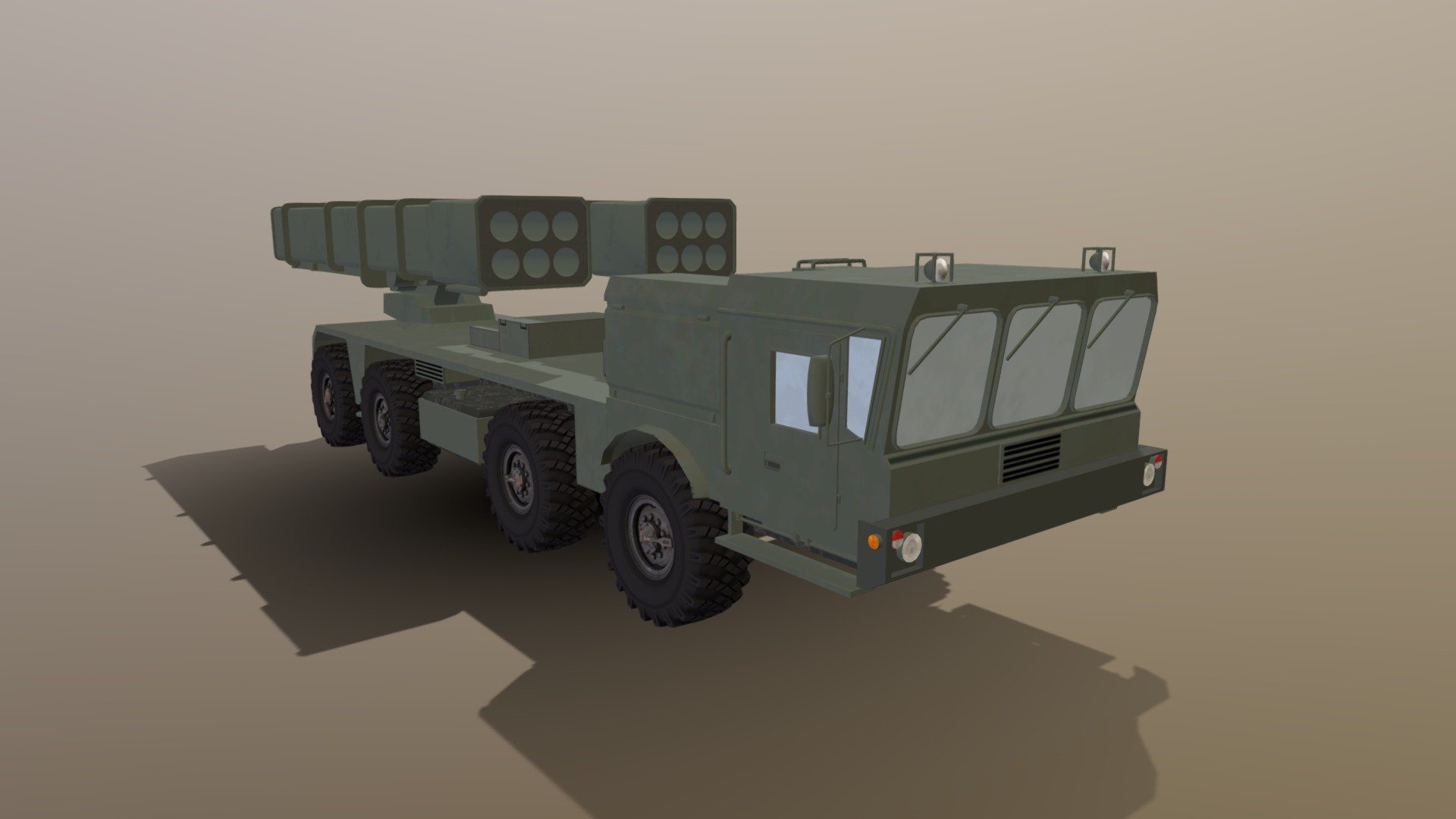 9K512 Uragan-1M - Download Free 3D model by 42manako [f44ade8] - Sketchfab