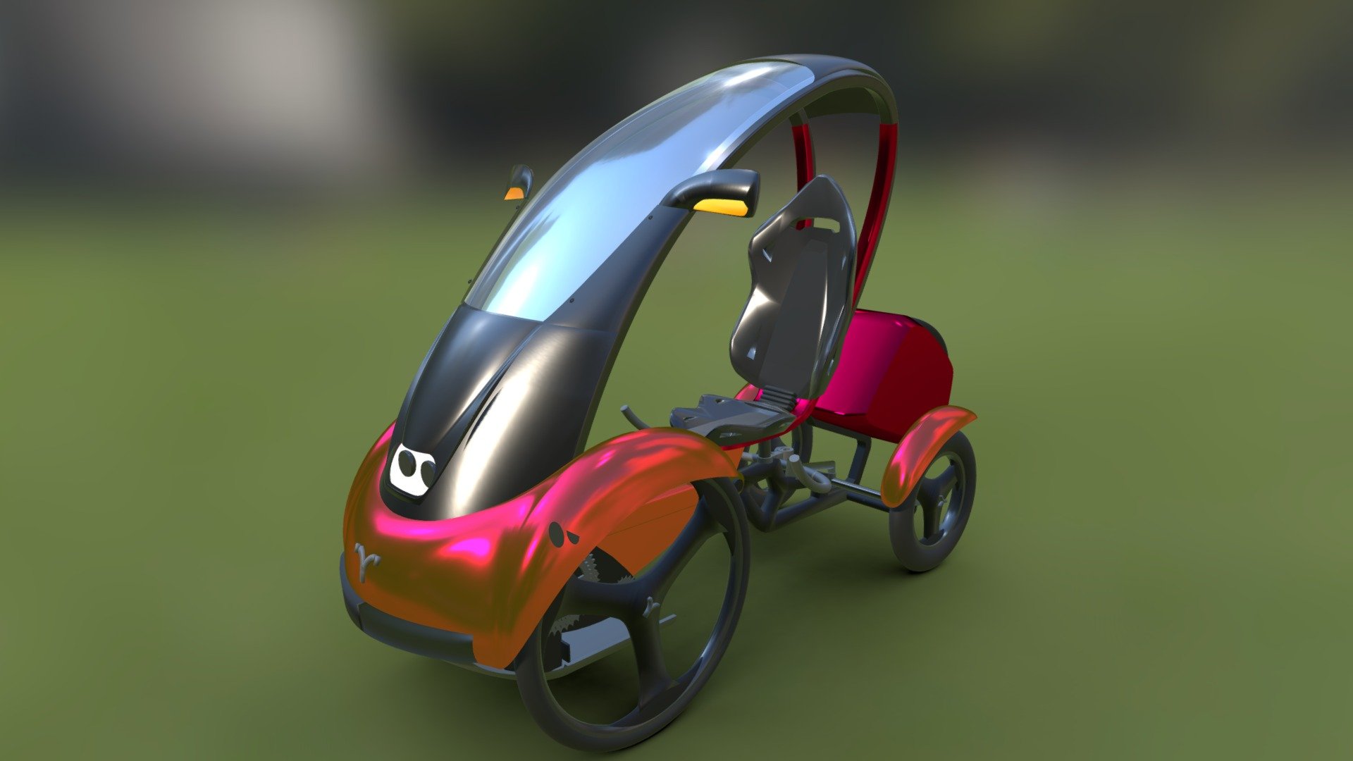 Human Powered Transport - 3D model by Johann (@ptolomydotcom) [f44c4c3 ...