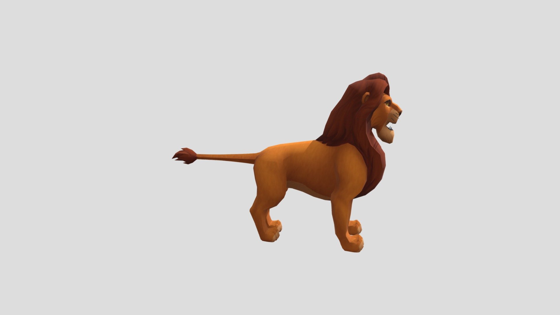 Mufasa - Download Free 3D model by John Doe (@cewen) [f44c519] - Sketchfab