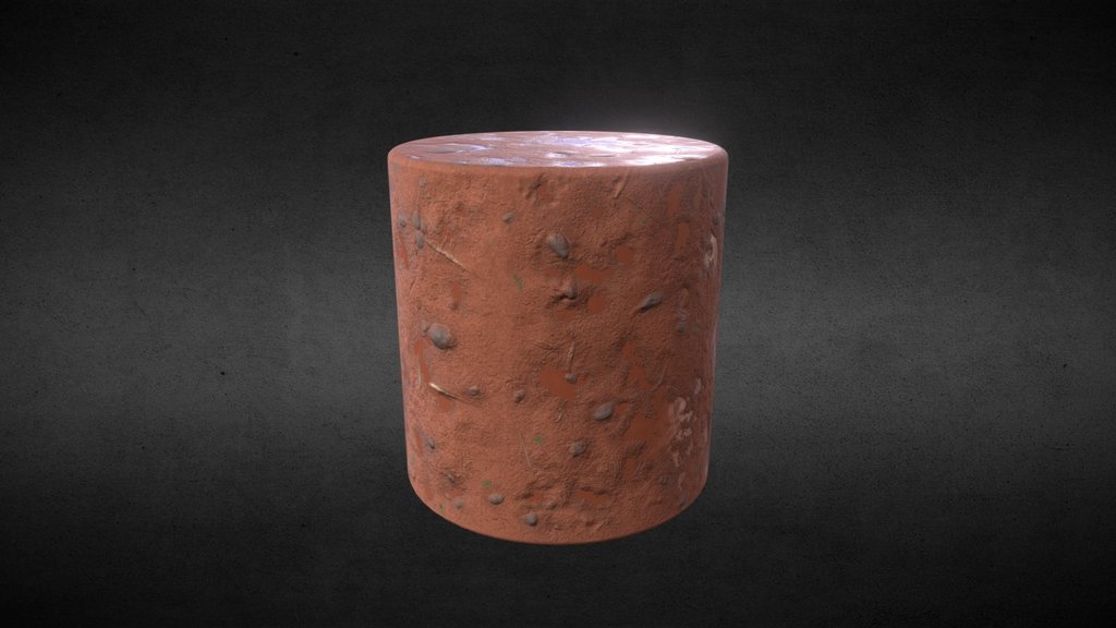 PBR Material - Mud With Puddles - 3D model by Philipp Hett (@philhett ...