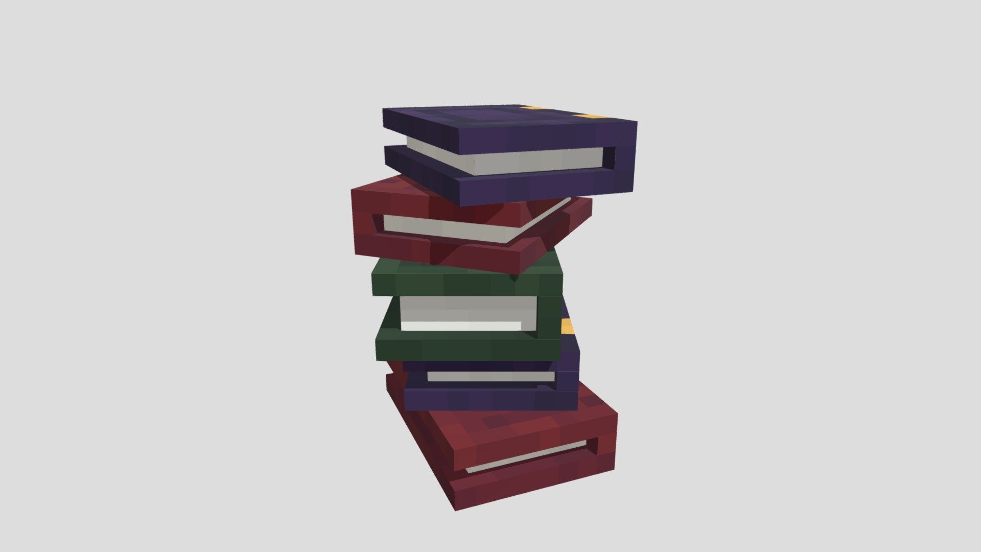 Stack of books - 3D model by blakes (@sblakes) [f44e8b2] - Sketchfab