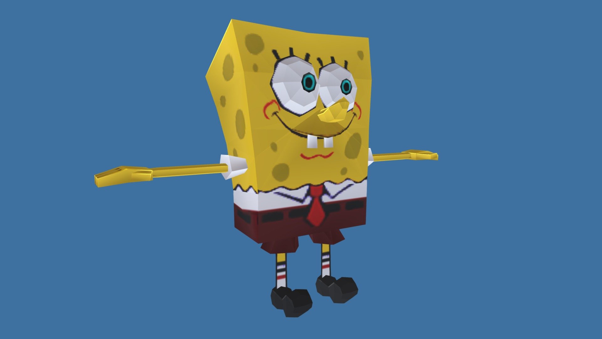 Spongebob V2 - 3D model by Romyblox1234! (@romyblox1234) [f44ec61 ...