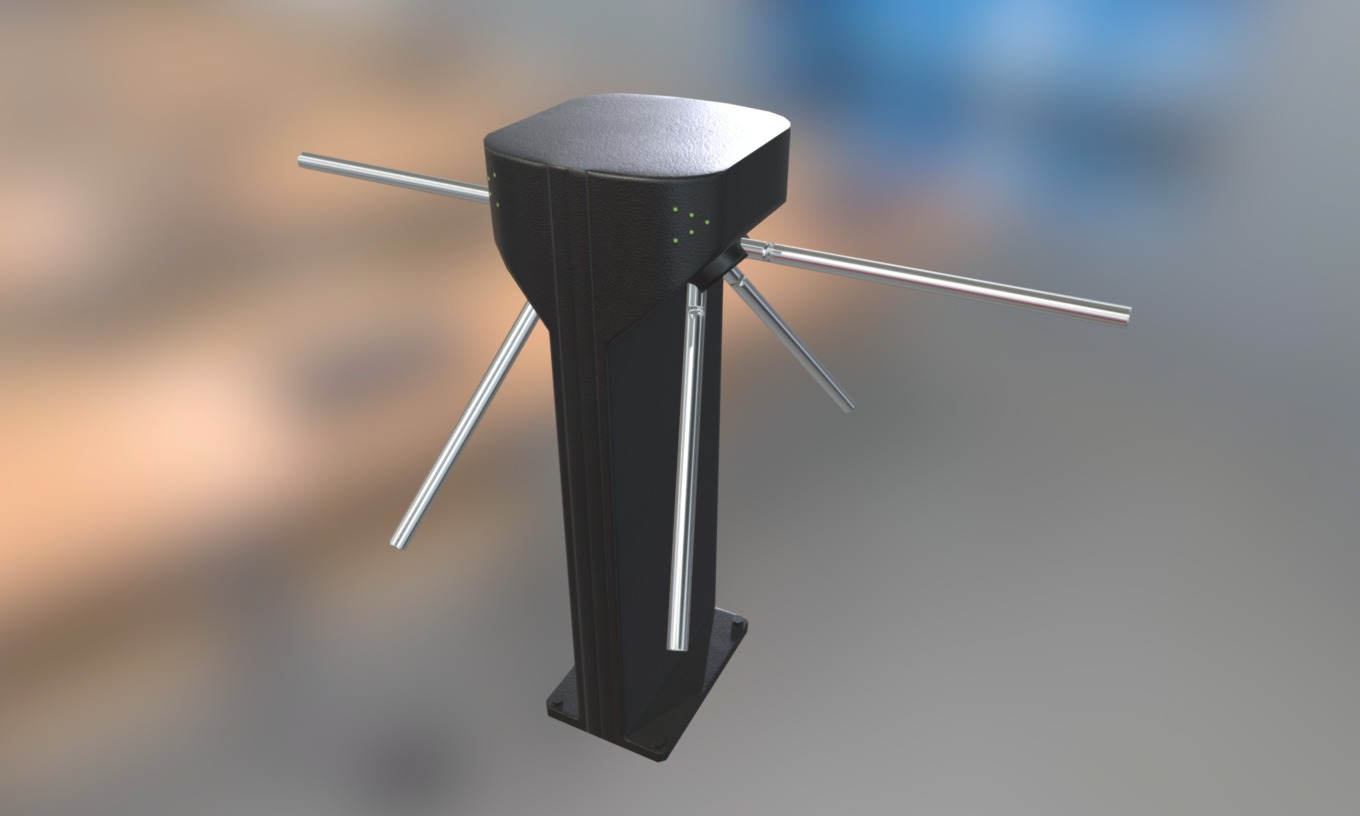 Turnstile - 3D model by soloagr [f44f444] - Sketchfab