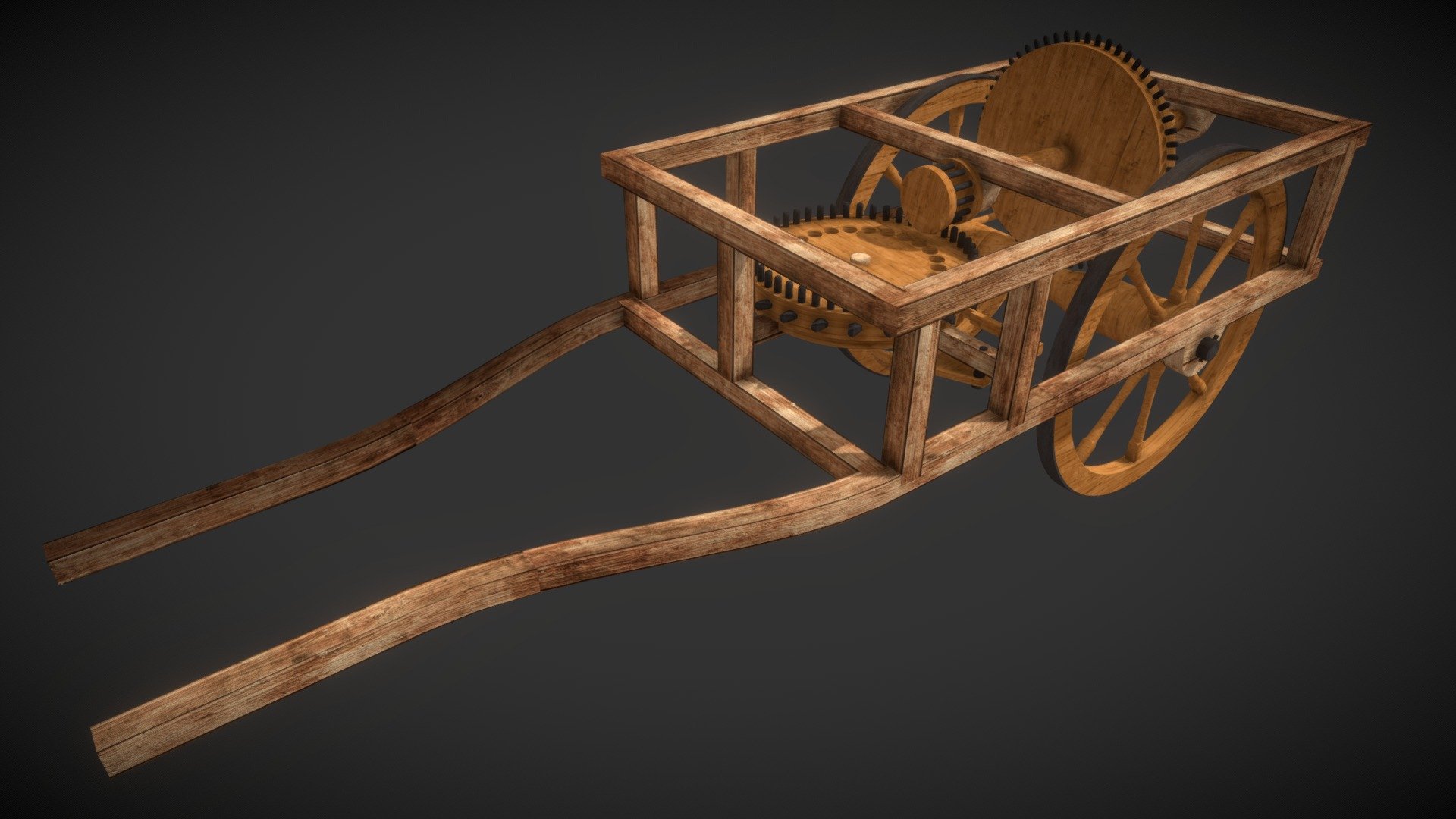 Odometre De Vinci - Expo Leonard De Vinci - - 3D model by Semios ...