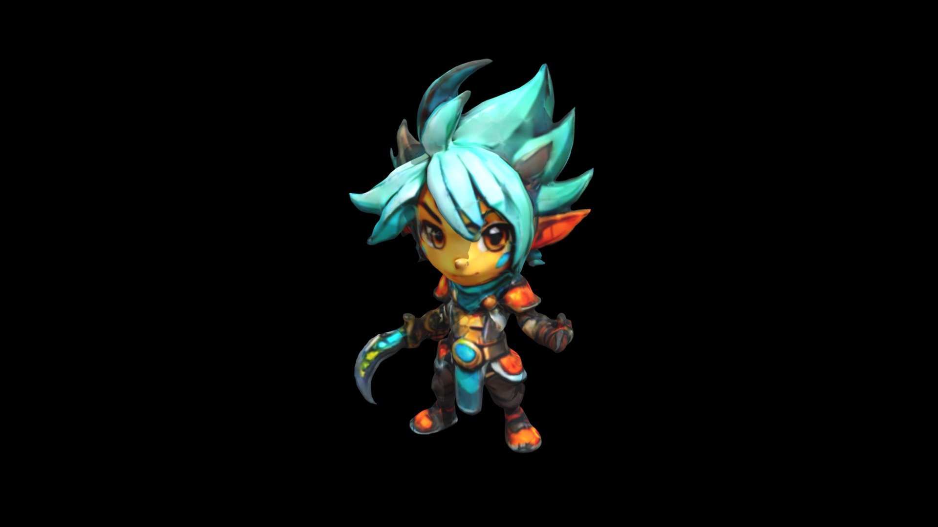 This is a beautifully rendered character named L - Download Free 3D ...