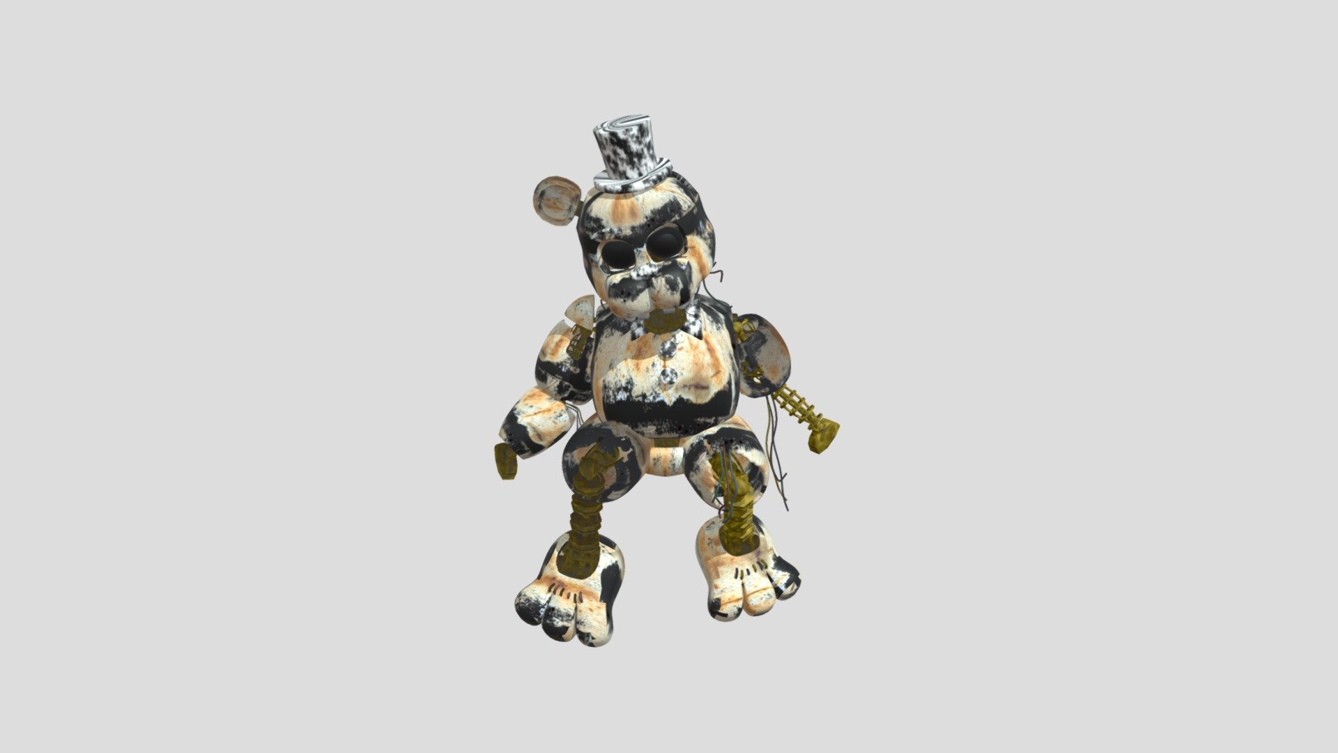 Ignited Yellow Bear - Download Free 3D model by mmaryfernandez38 ...